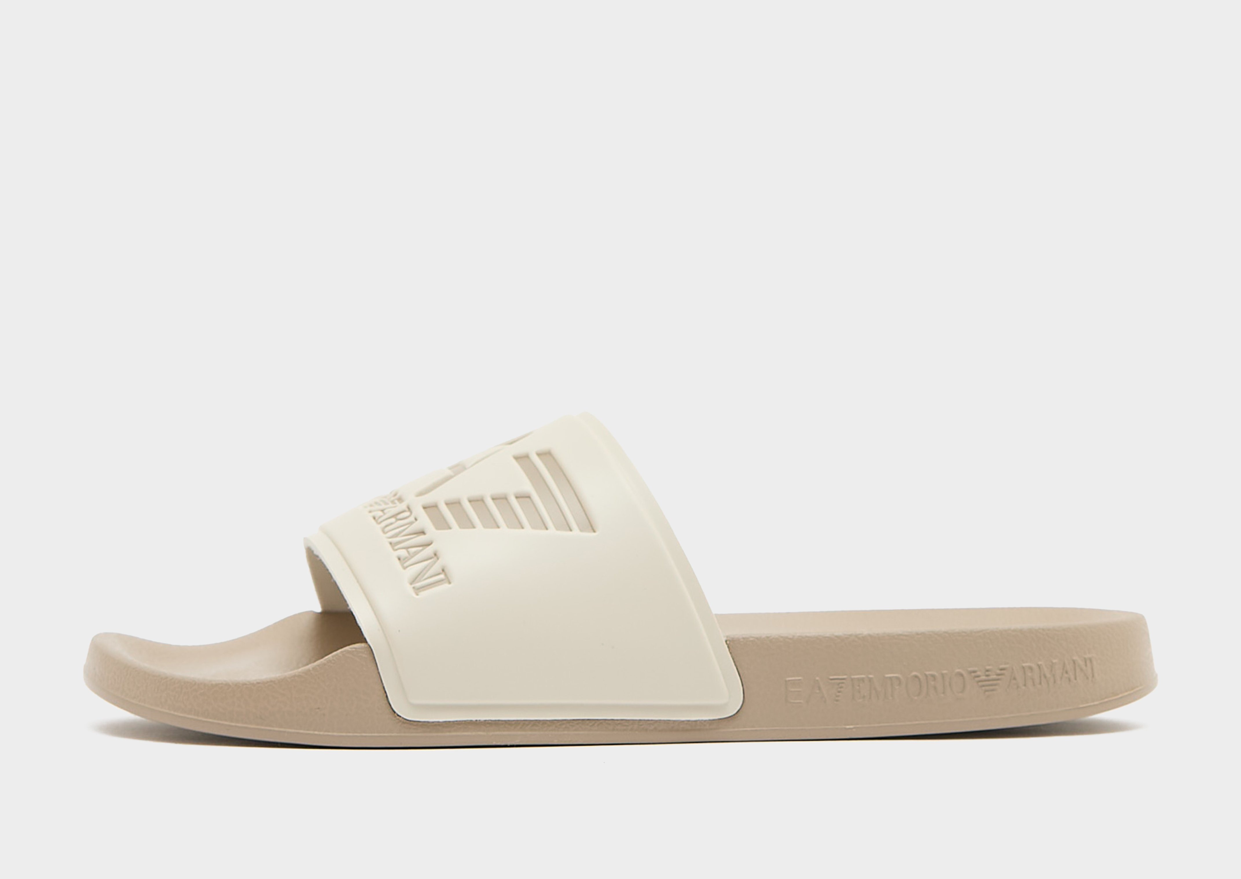 BROWN EA7 Emporio Armani Seaworld Slides Women's | JD Sports