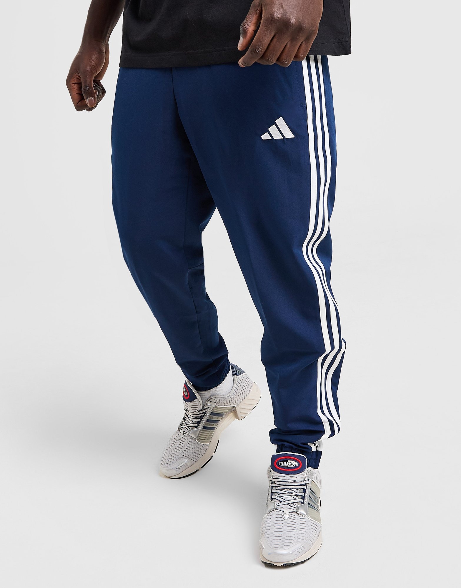 Blue adidas Tiro 25 Essentials Woven Track Pants | JD Sports UK