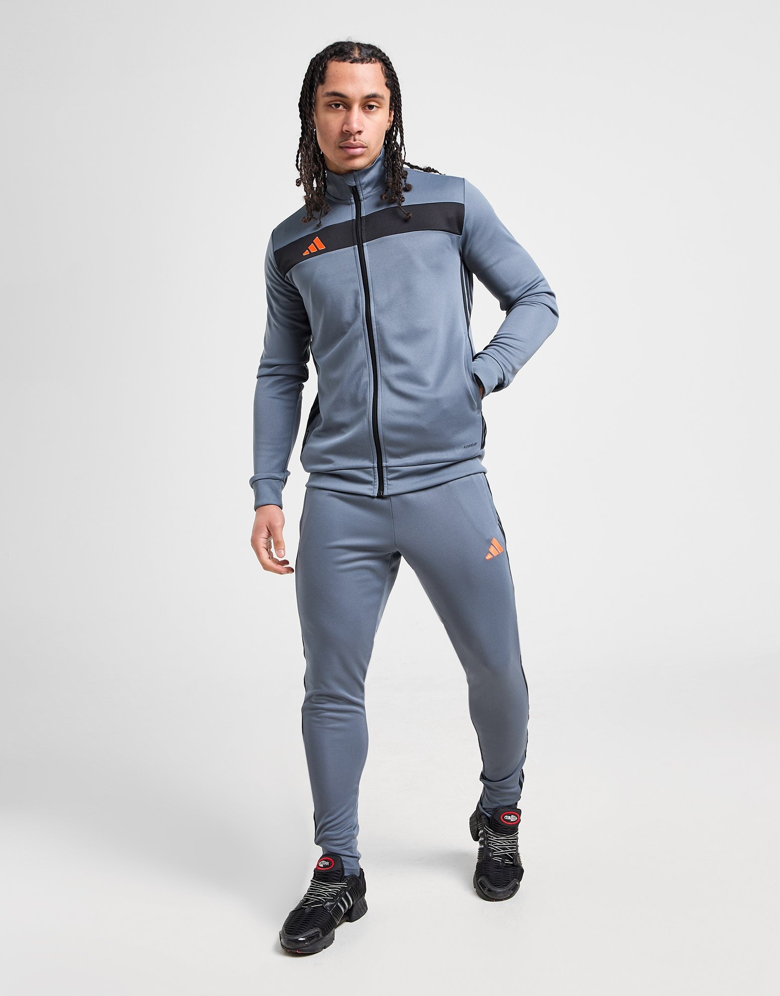 Grey adidas Tiro 25 Tracksuit - JD Sports Ireland