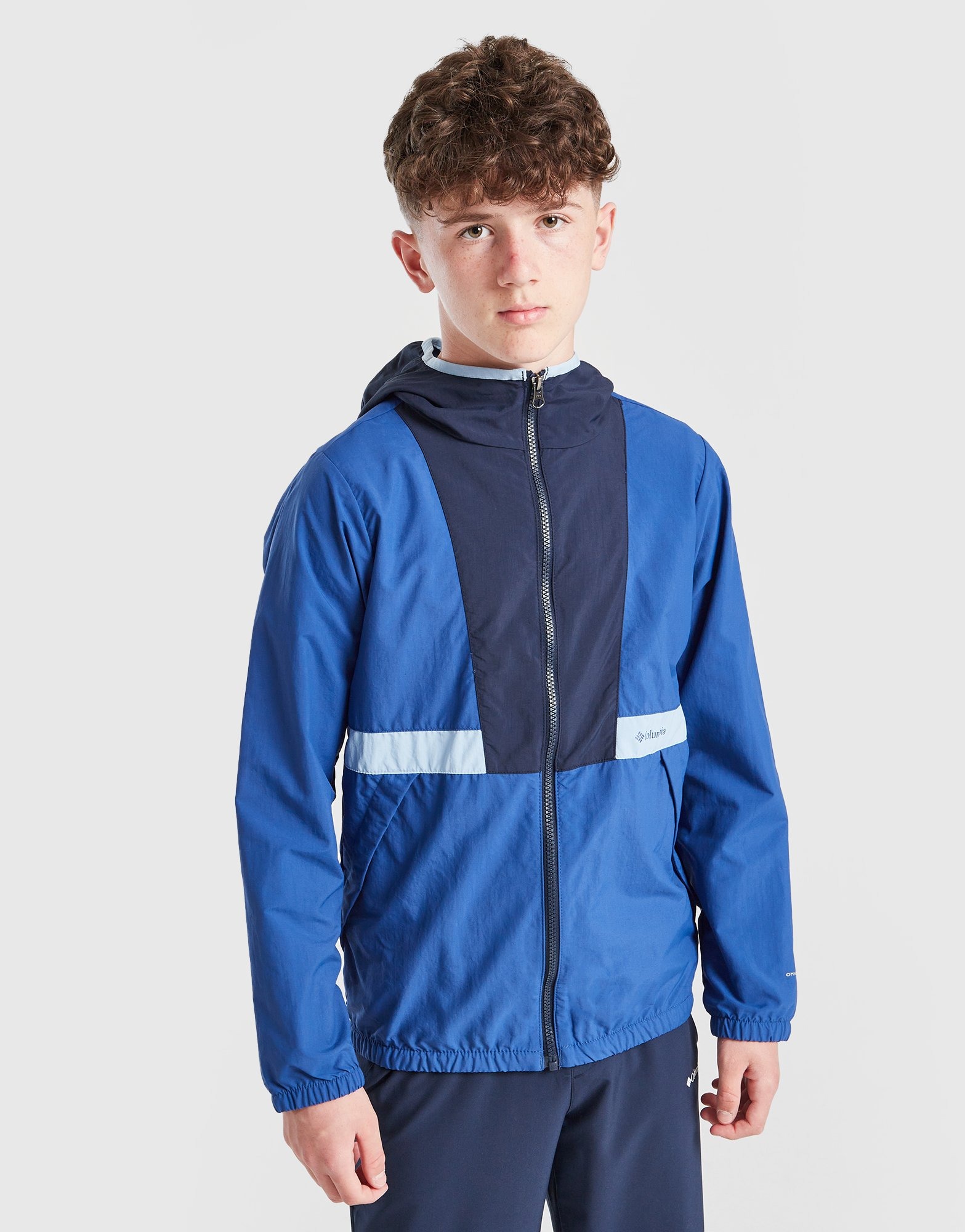 Blue Columbia Windbreaker Jacket Junior - JD Sports Global