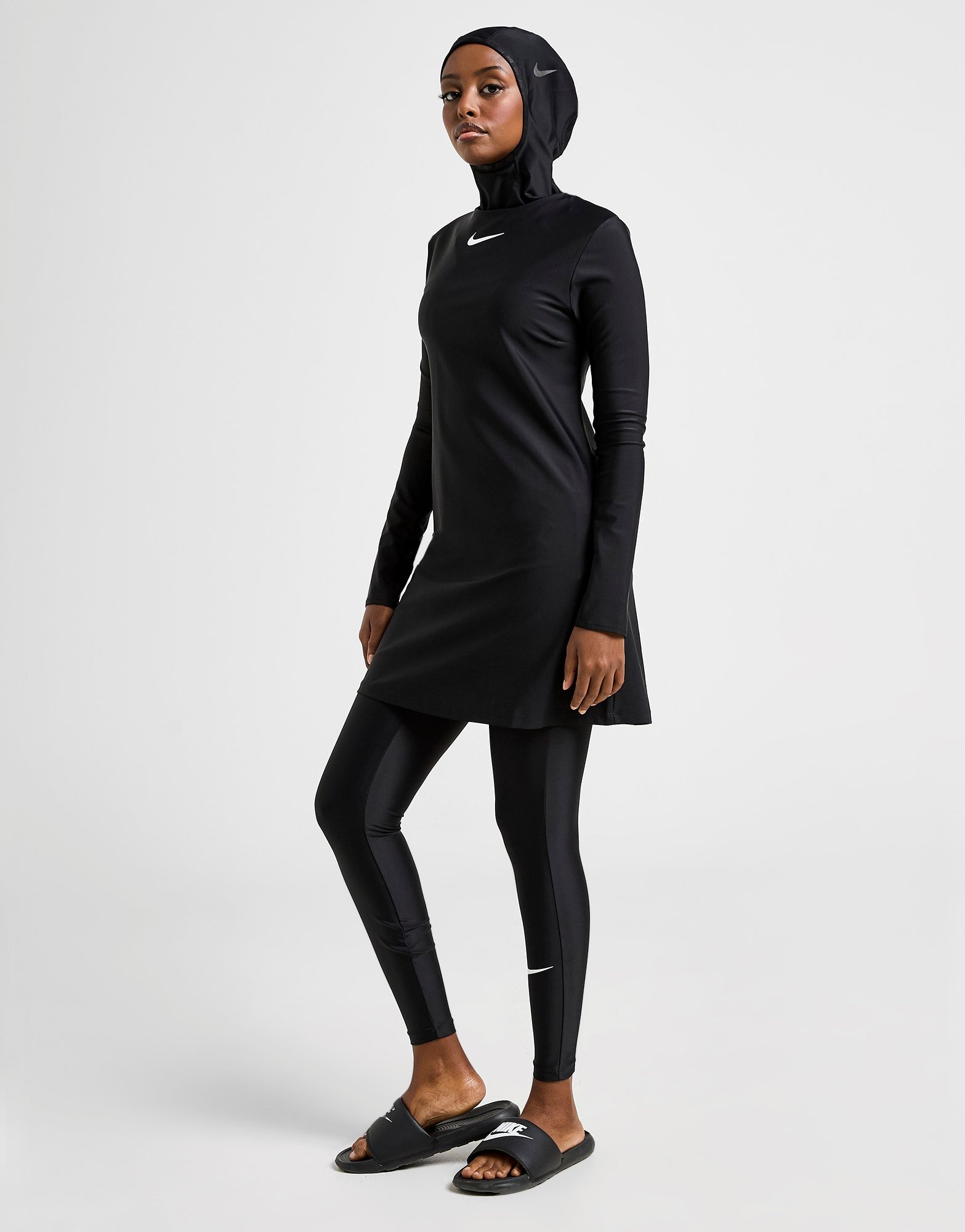 Black Nike Modest Swimsuit - JD Sports Global