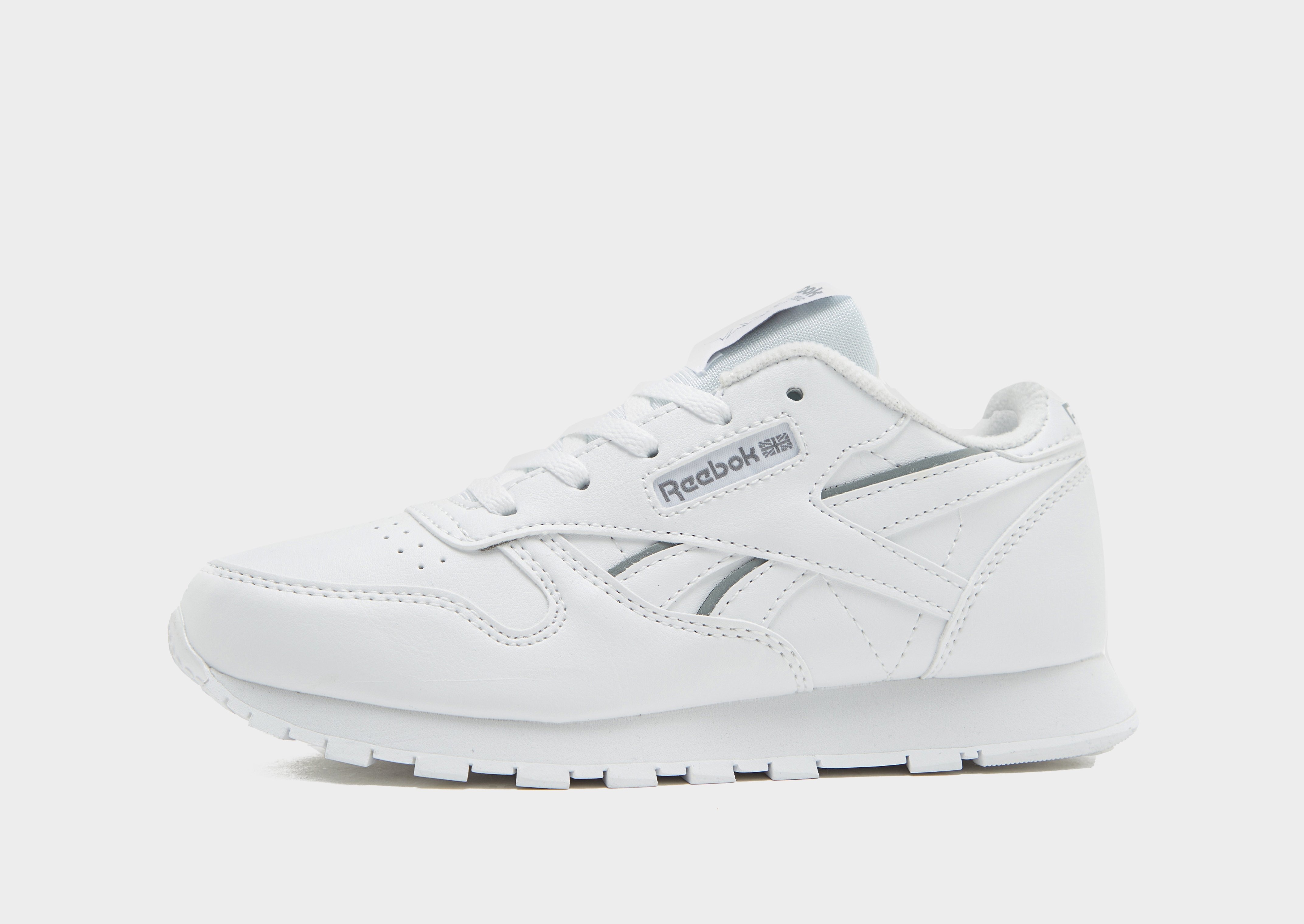 White Reebok Classic Leather Perf - JD Sports NZ