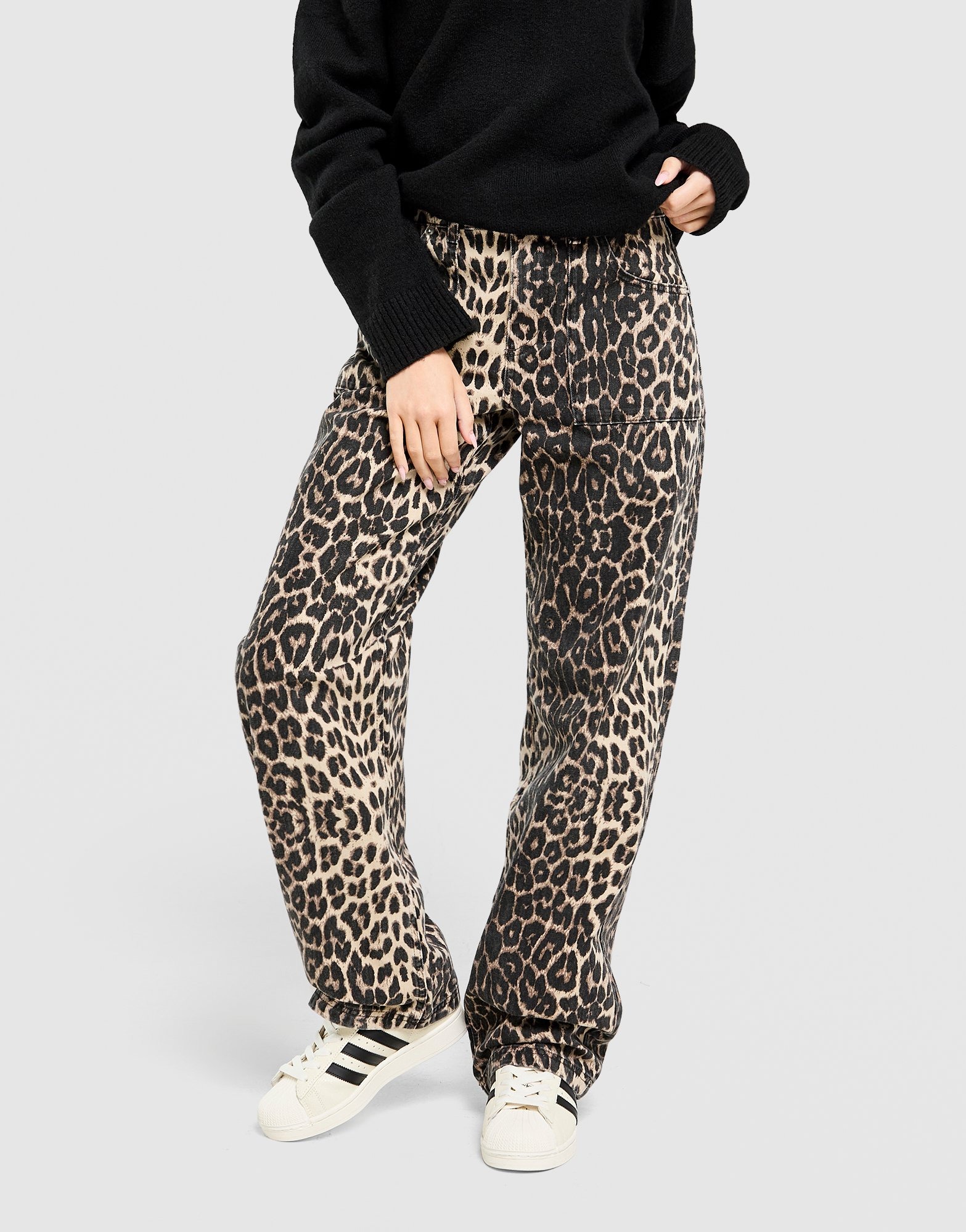 Unlike Humans Vaqueros Leopard en Beige - JD Sports España