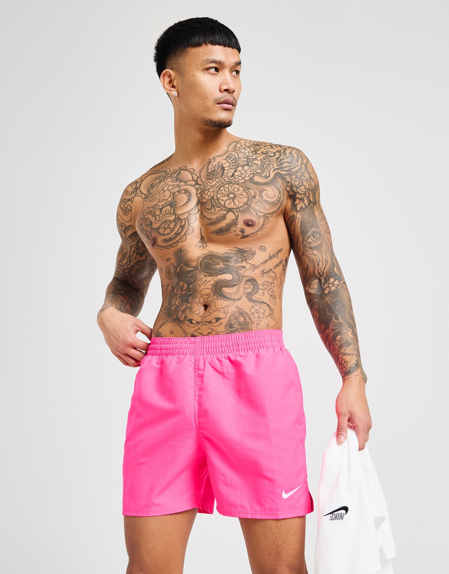 Pink Nike Core Swim Shorts - JD Sports NZ