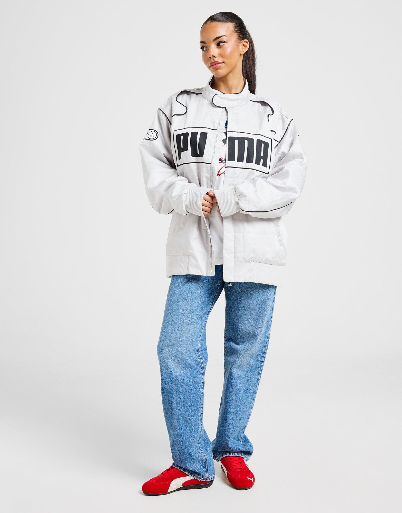 Grey PUMA Archive Racer Jacket | JD Sports UK