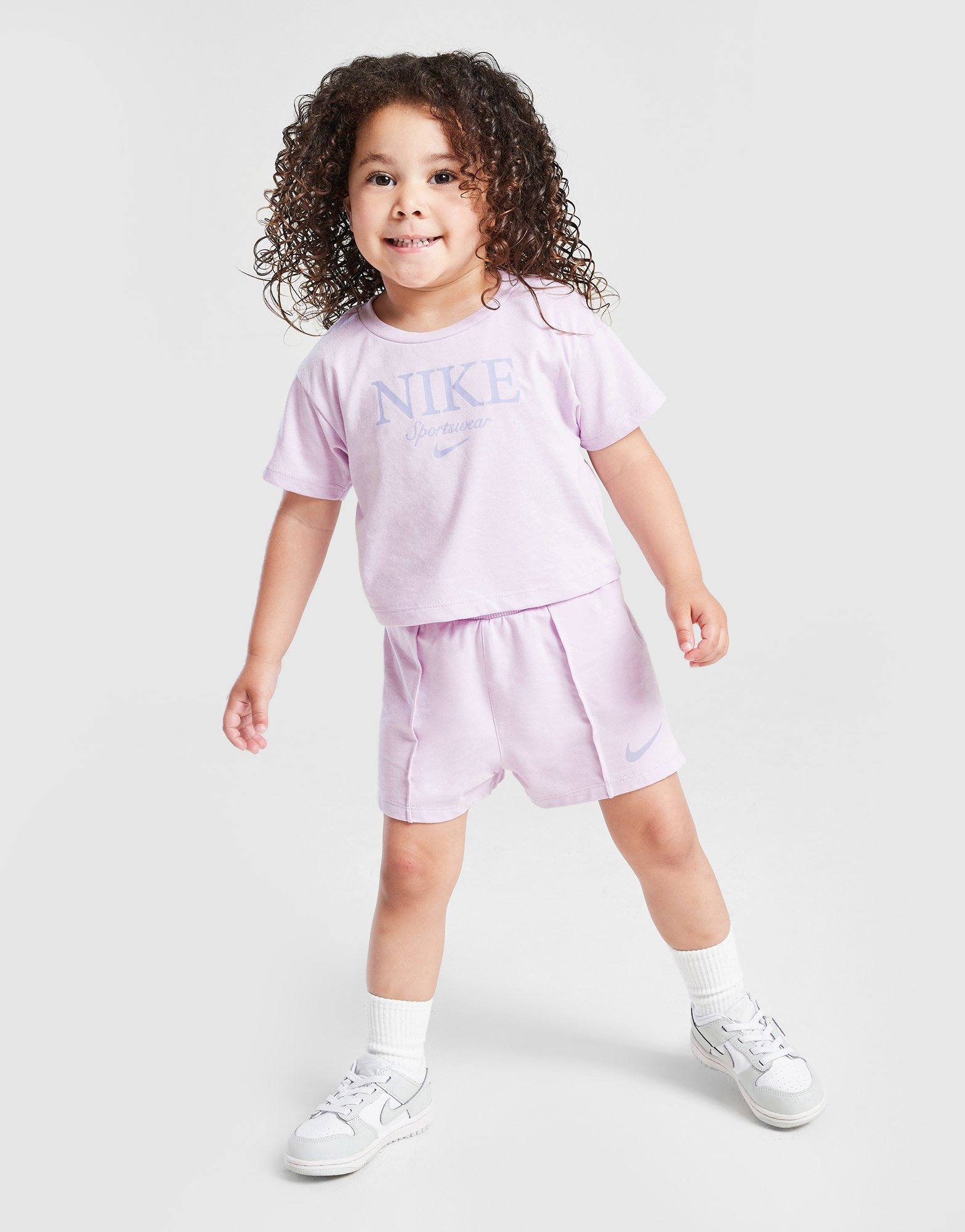 Nike Ensemble t-shirt/short Varsity Bébé Violet- JD Sports France