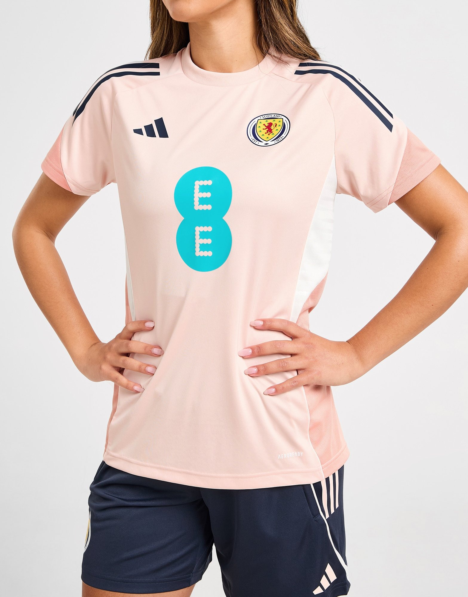 Pink adidas Scotland Tiro 25 Training Shirt - JD Sports Ireland