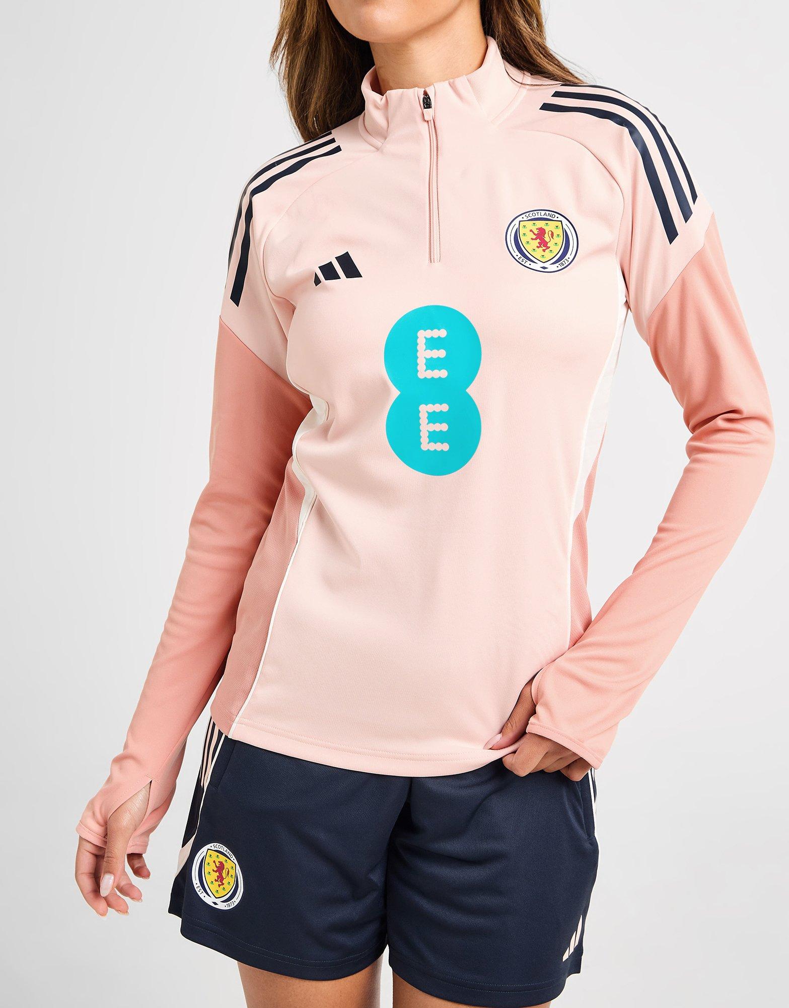 Pink adidas Scotland Tiro 25 Training Top - JD Sports