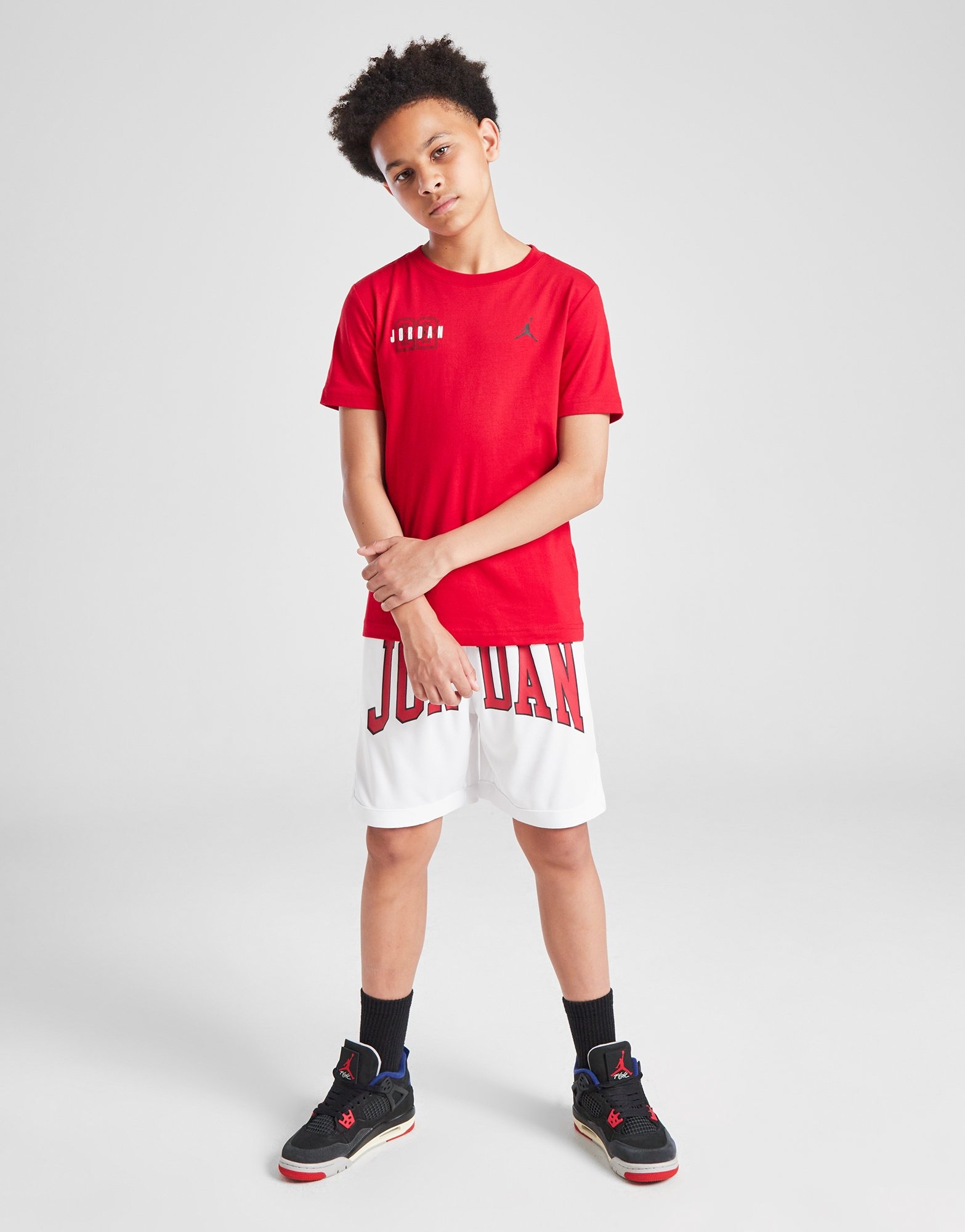 Red Jordan Back Hit T-Shirt Junior - JD Sports NZ