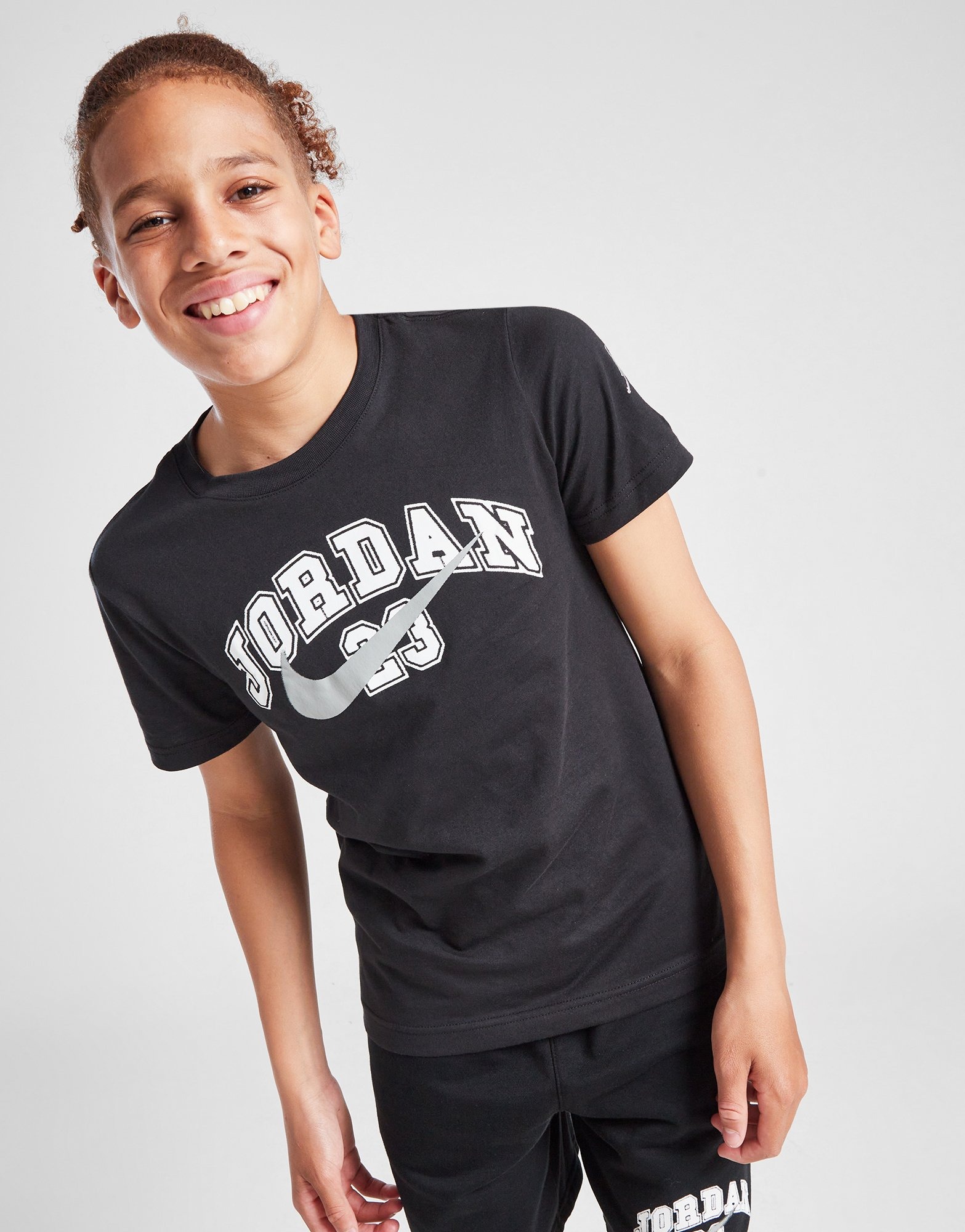 Black Jordan MVP 23 T-Shirt Junior | JD Sports UK