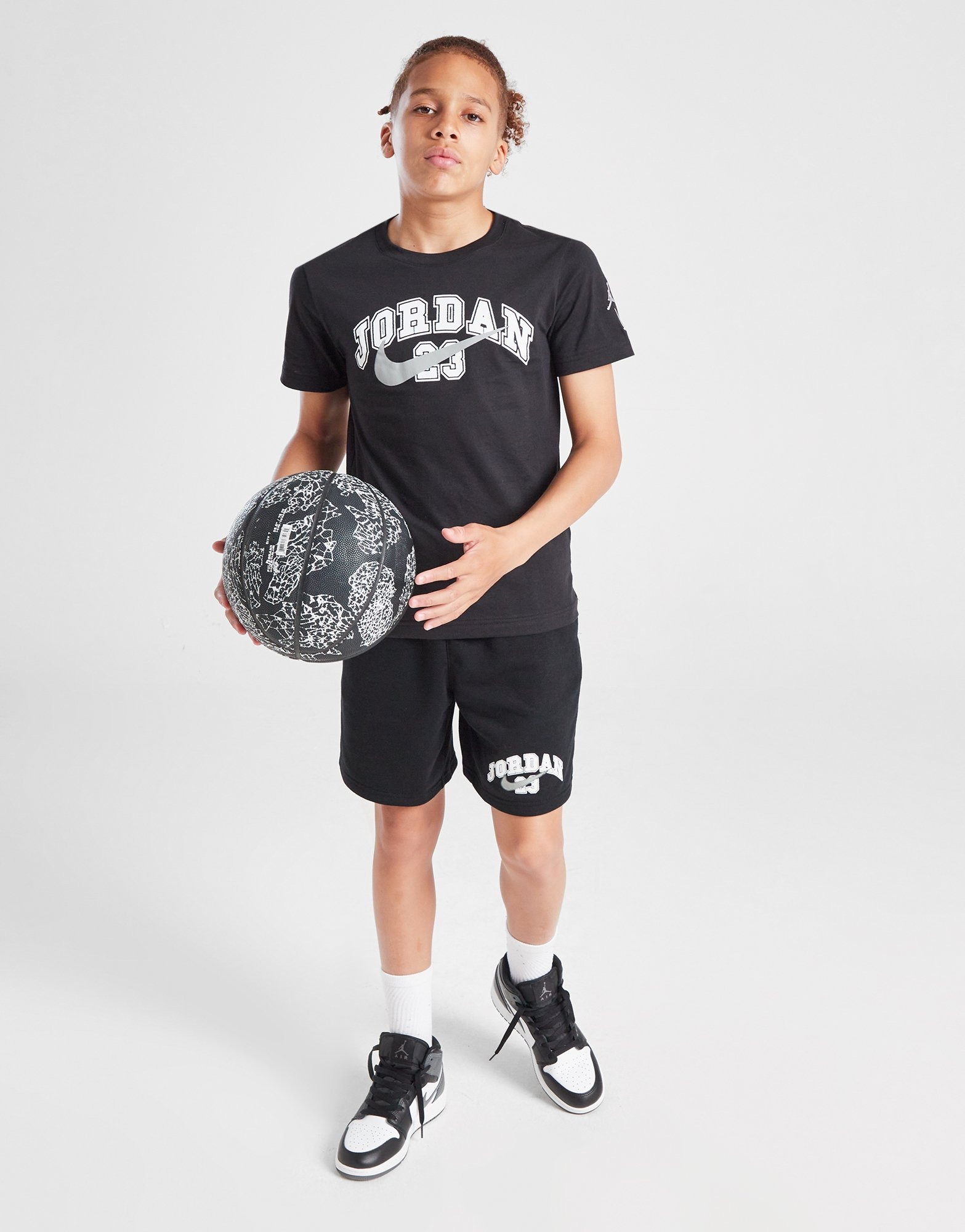 Black Jordan MVP 23 French Terry Shorts Junior - JD Sports Global