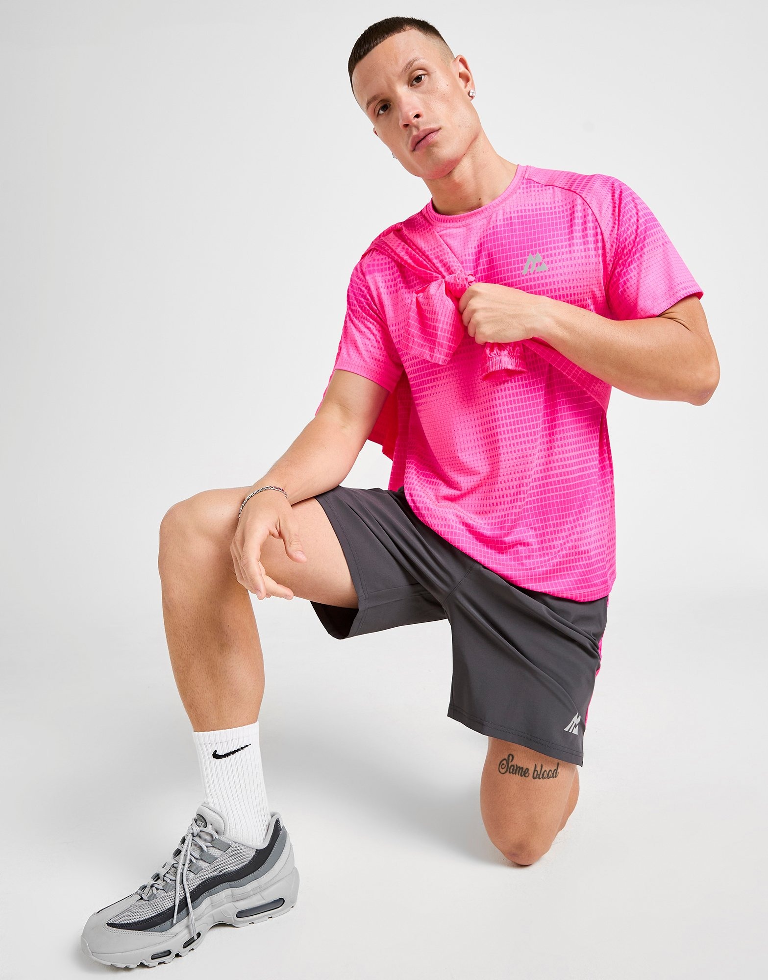Pink MONTIREX Peak Print T-Shirt - JD Sports Global