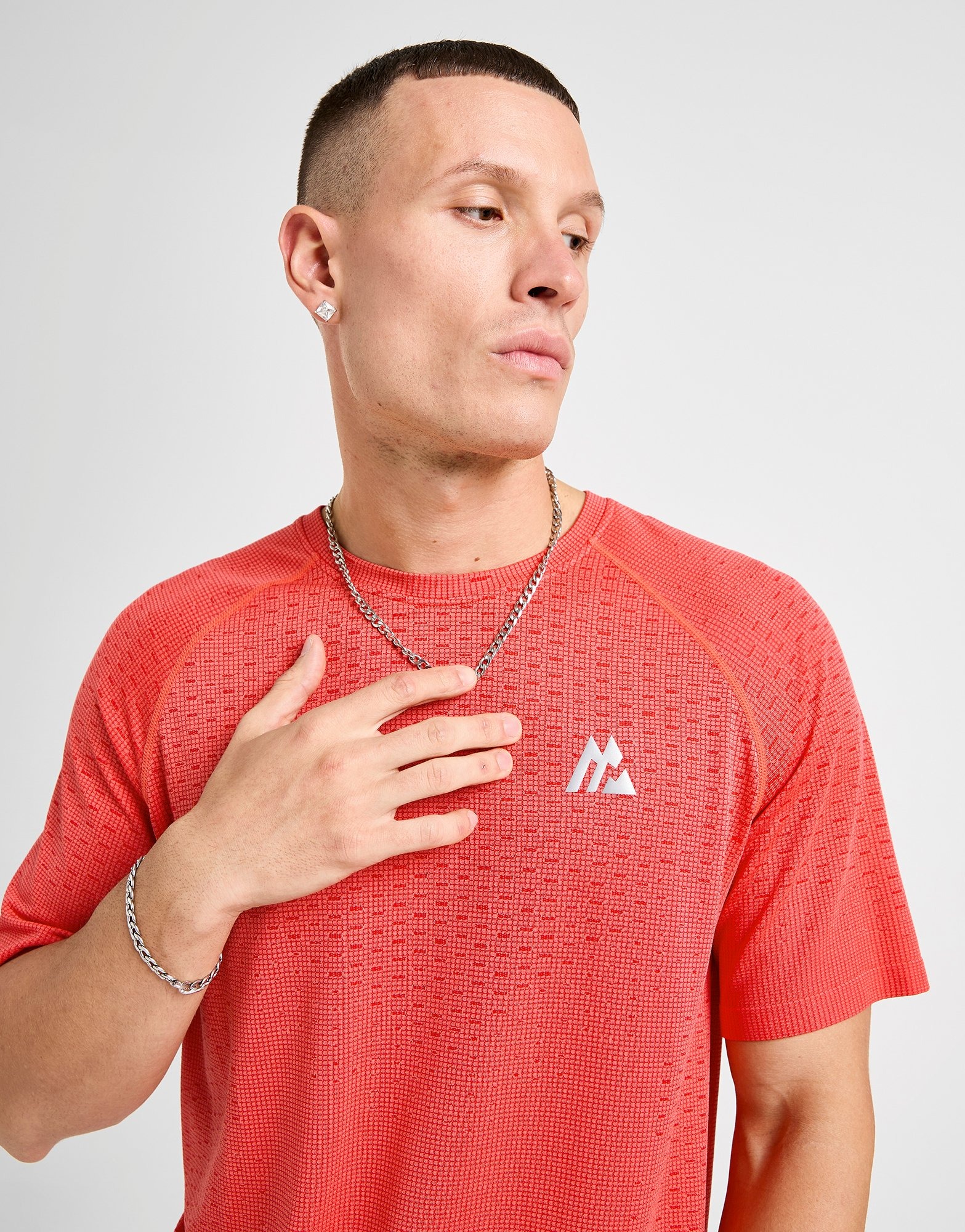 Red MONTIREX Ridge Seamless T-Shirt - JD Sports Australia
