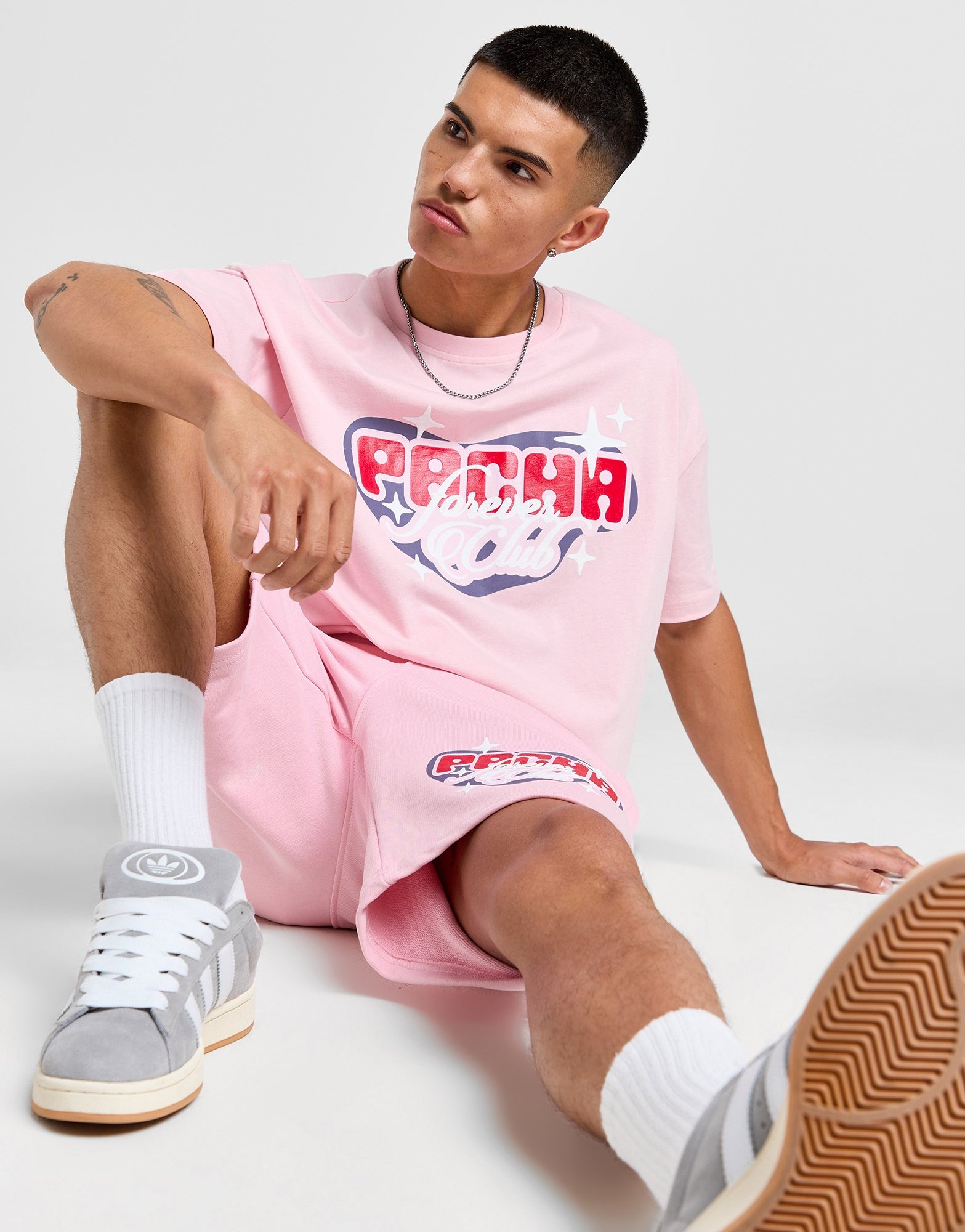 Pink FOREVER CLUB Club T-Shirt - JD Sports Global