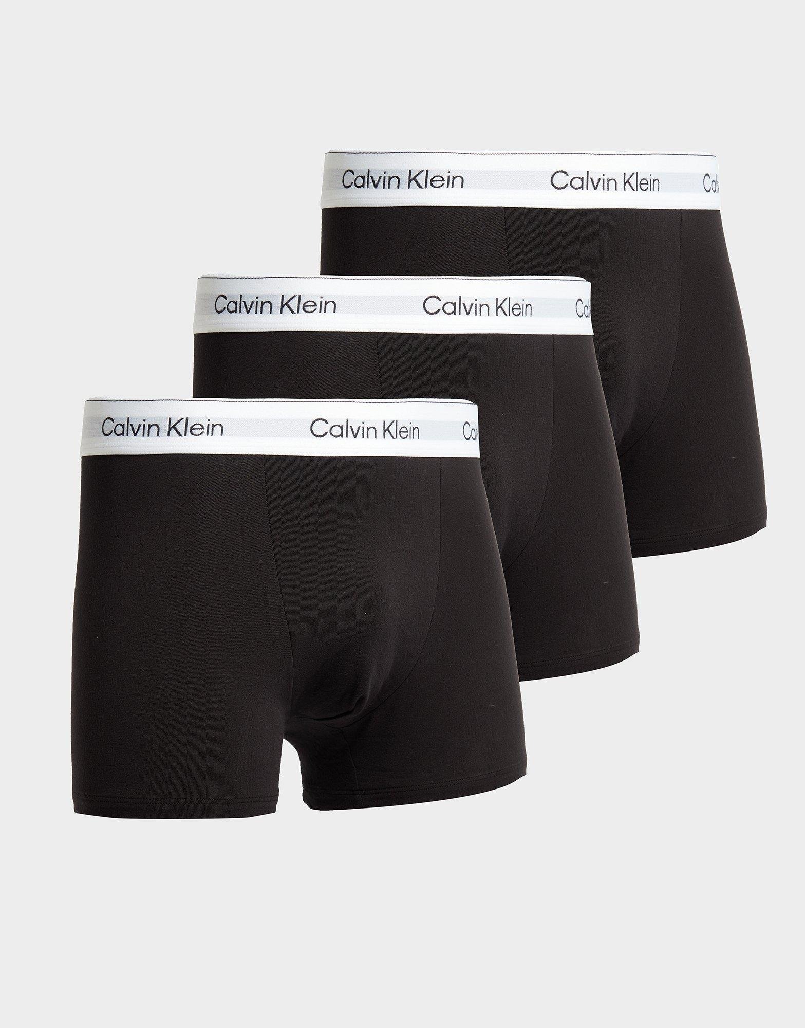 Calvin Klein Underwear Pack De 3 Boxers Icon Relaxed Em Preto Jd Sports