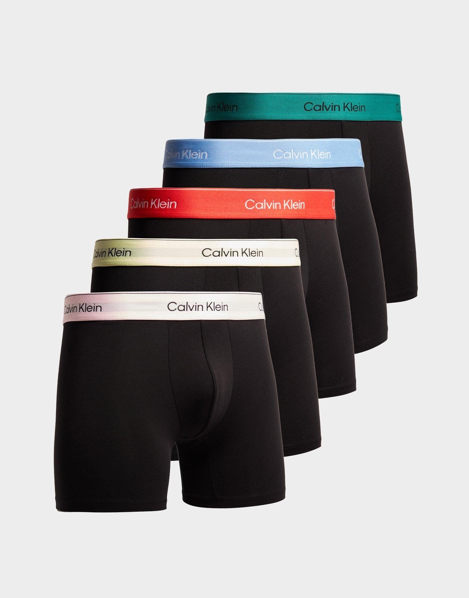 Black Calvin Klein Underwear 5 Pack Icon Pride Boxers Jd Sports Malaysia