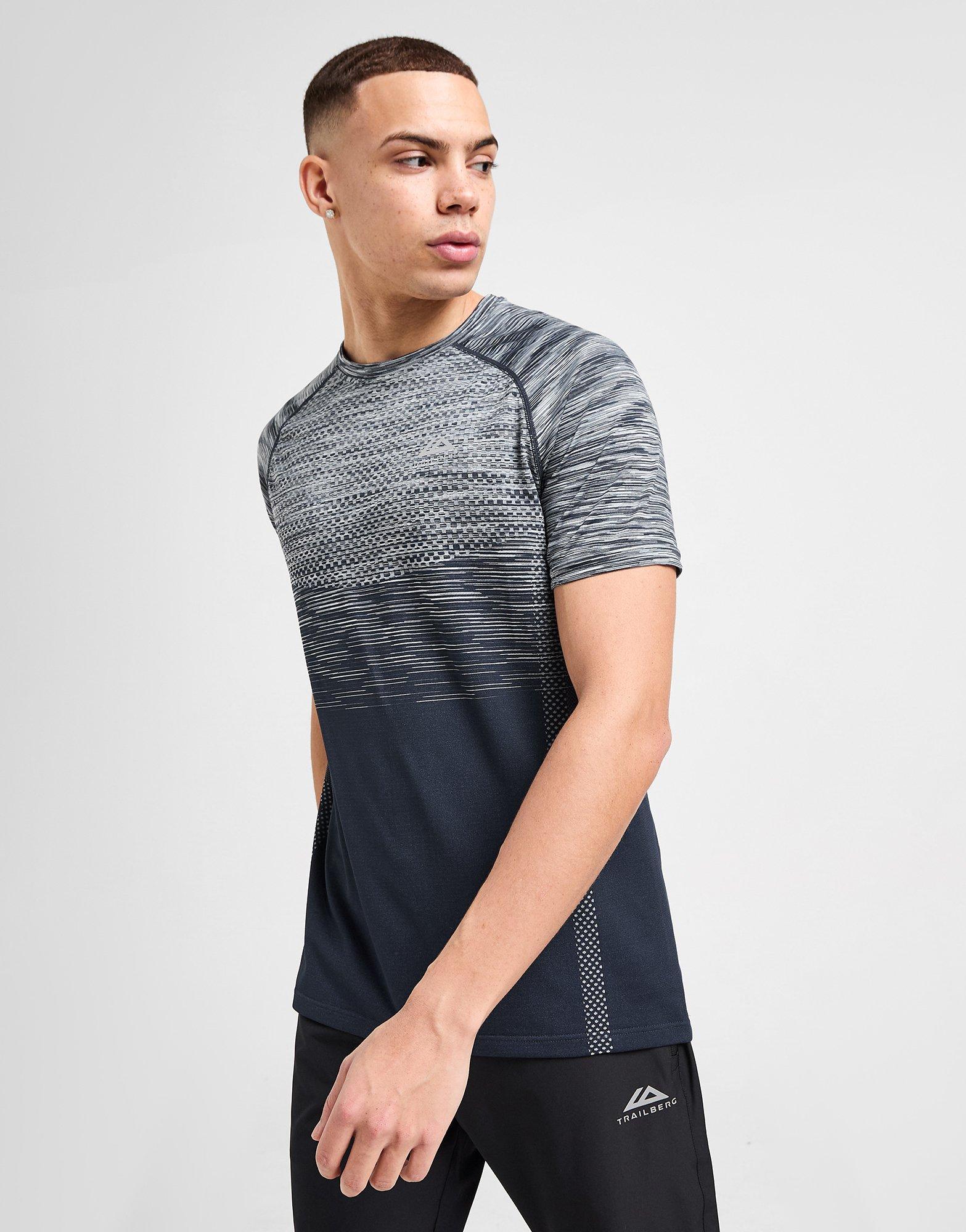 Grey Trailberg Apex Seamless T-Shirt - JD Sports NZ