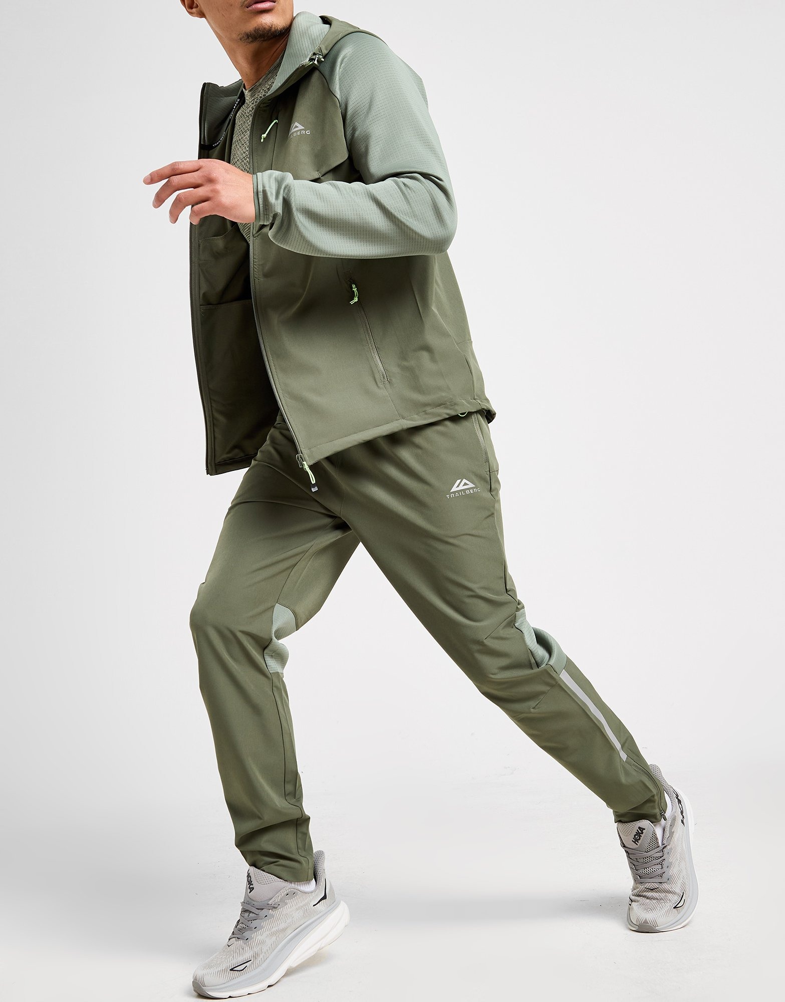 Green Trailberg Rapid Dash Track Pants - JD Sports