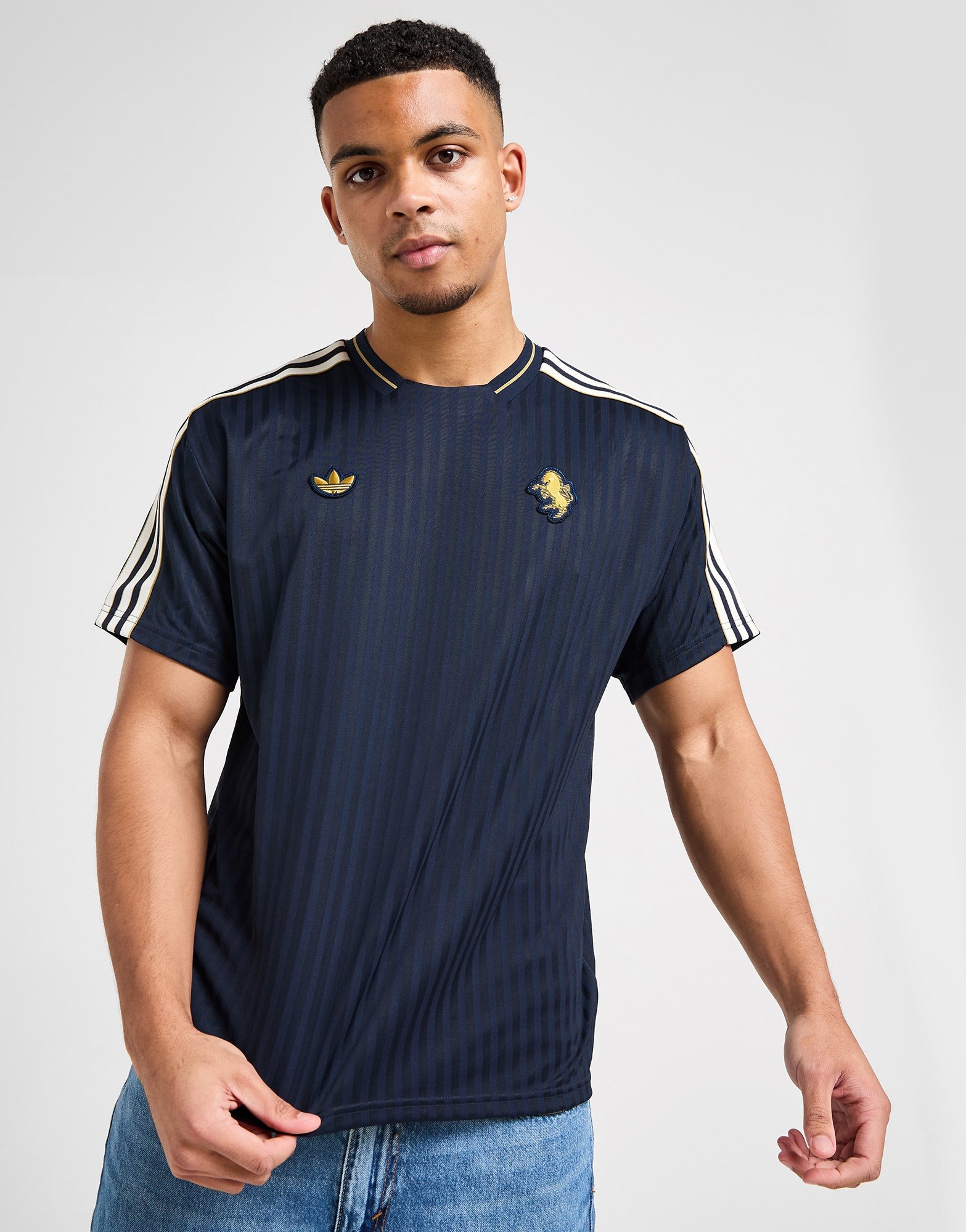 Blue adidas Originals Juventus Icon Shirt - JD Sports Global