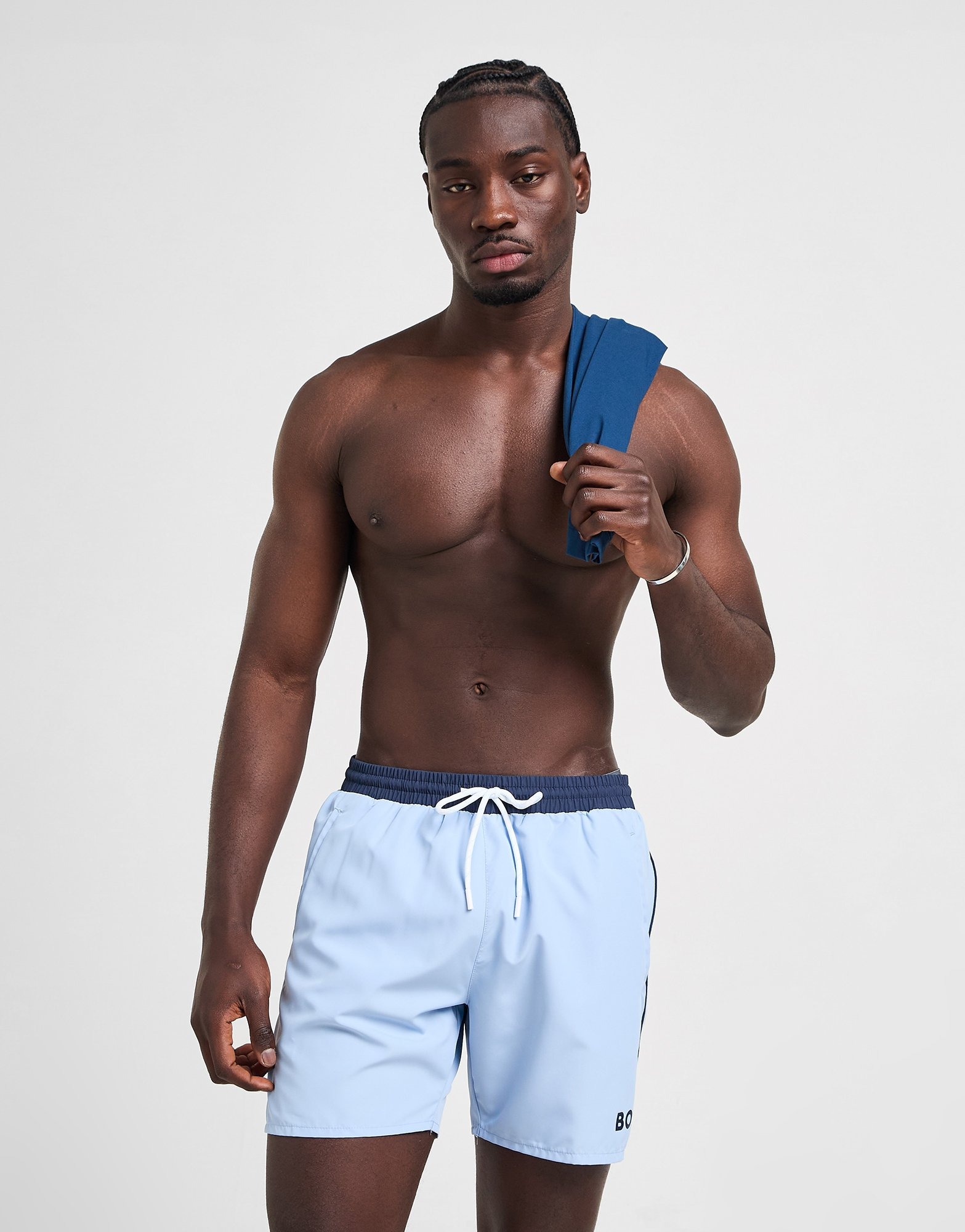 Blue BOSS Starfish Swim Shorts | JD Sports UK