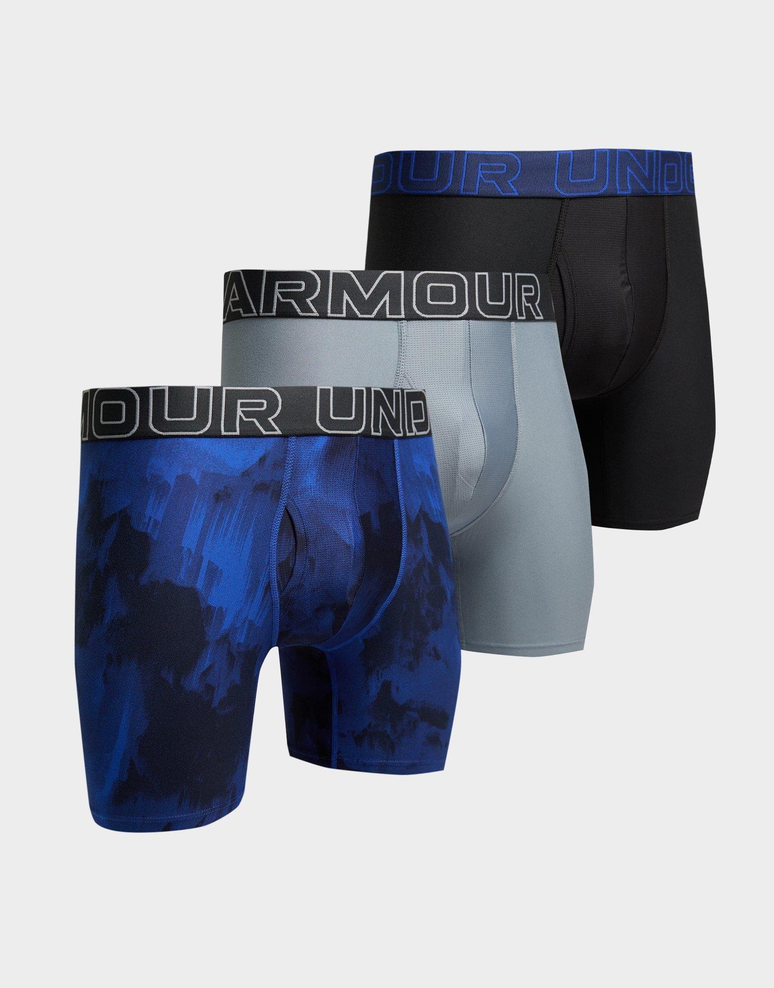 Blue Under Armour 3-Pack Boxers | JD Sports UK
