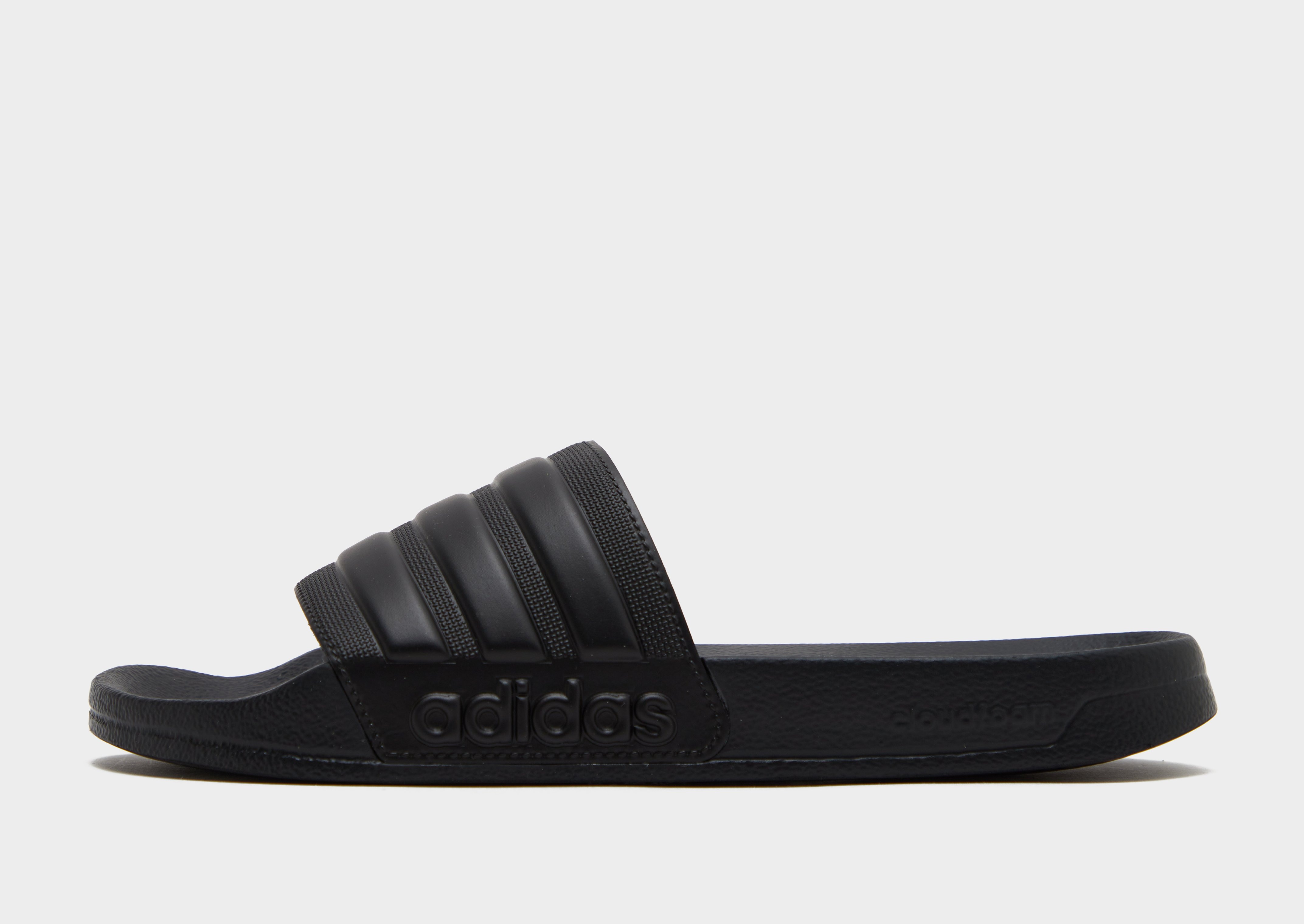 Black adidas Originals Adilette Slides - JD Sports Global