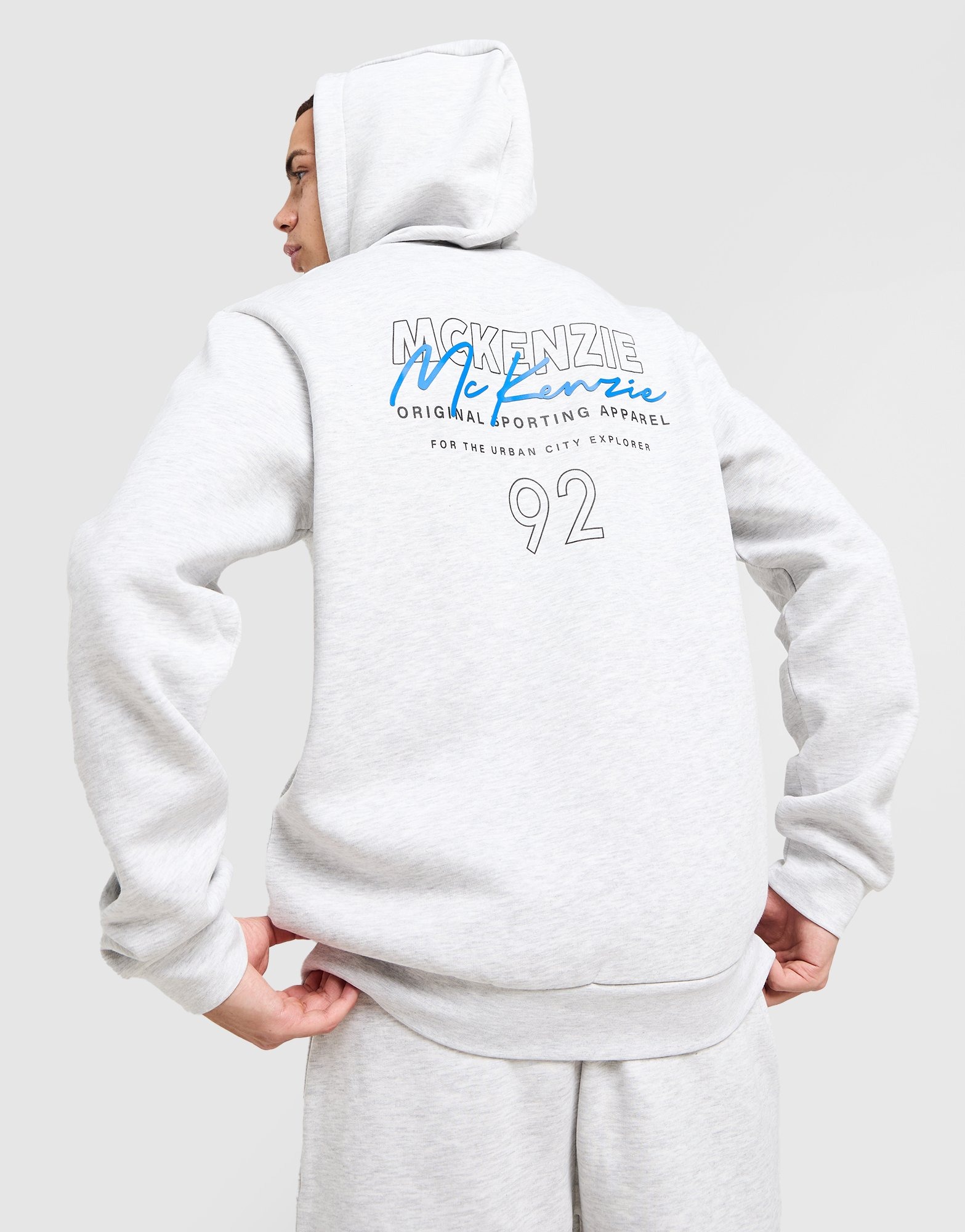 Grå McKenzie Decimus Full Zip Hoodie - JD Sports Danmark