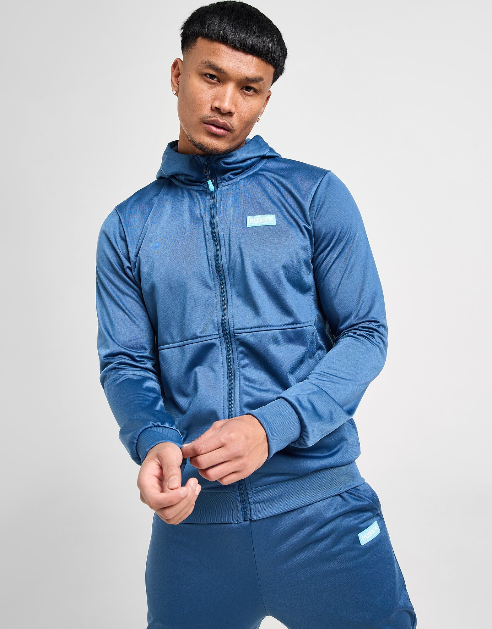 Blauw McKenzie Dalston Full Zip Track Top - JD Sports Nederland