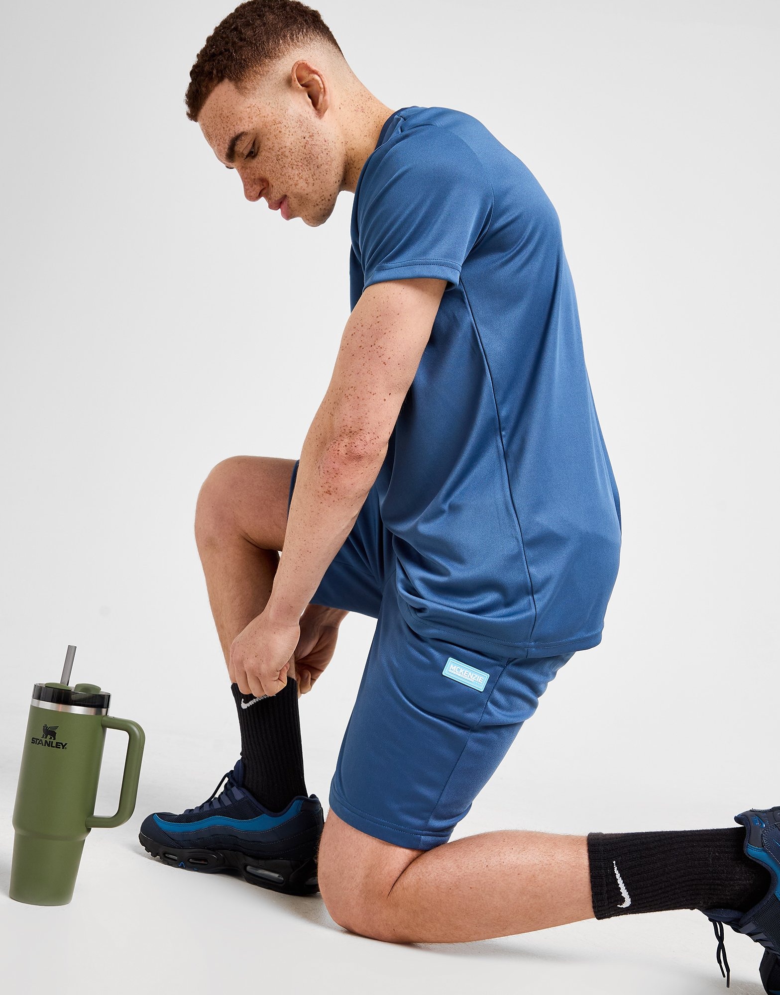 Blue McKenzie Dalston Poly Shorts | JD Sports UK