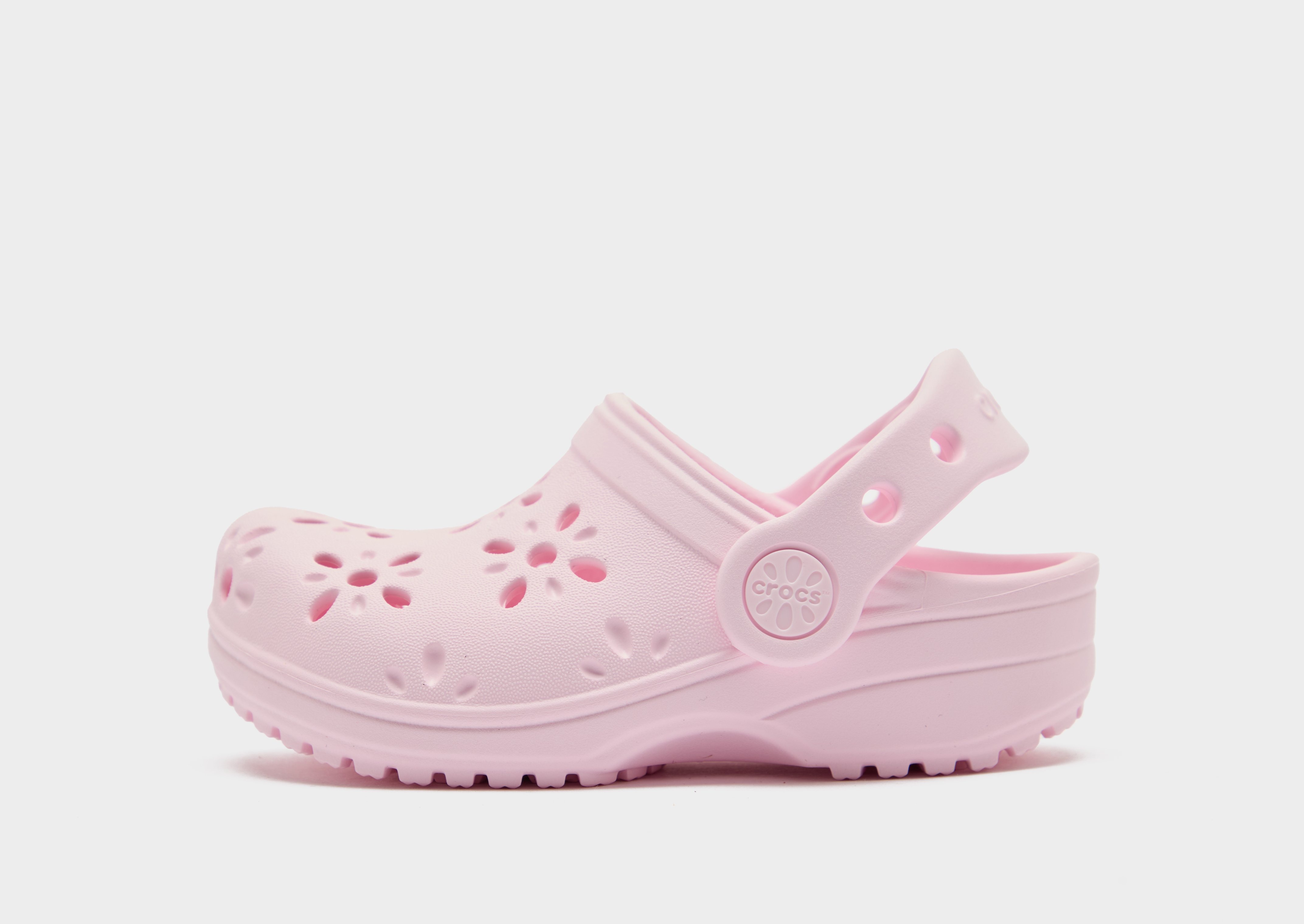 Pink Crocs Classic Flower Clog Infant | JD Sports UK