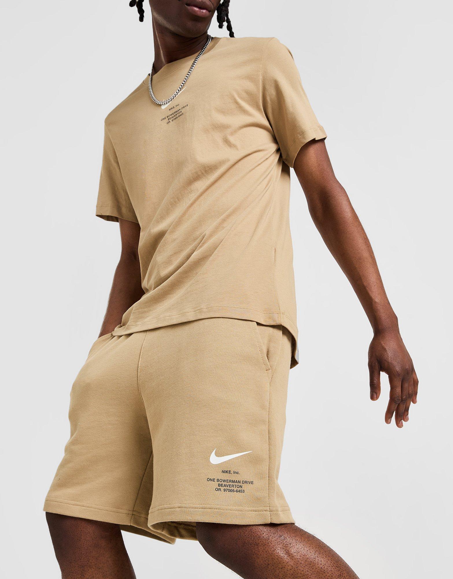 Brown Nike Swoosh Shorts - JD Sports NZ