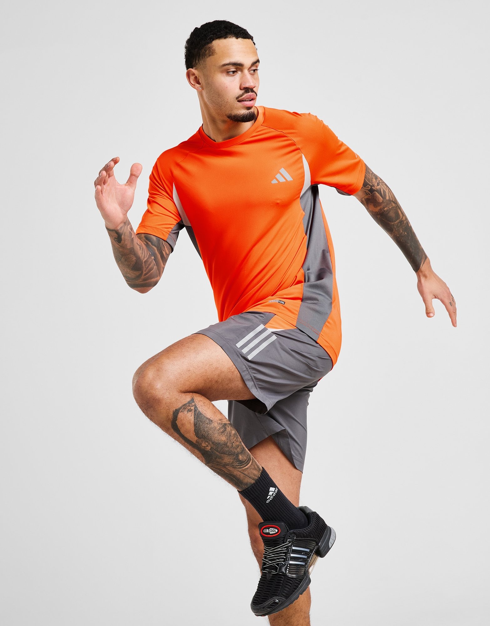 Orange adidas Climacool T-Shirt | JD Sports UK