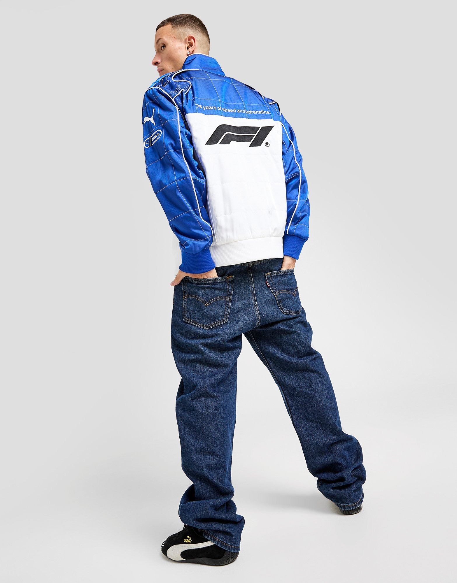 PUMA F1 A$AP Race Jacke Blau - JD Sports Österreich