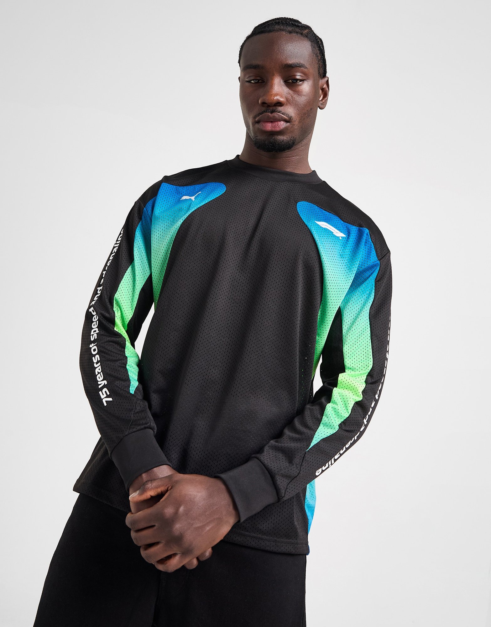 PUMA F1 Long Sleeve T-Shirt in Nero - JD Sports Italia