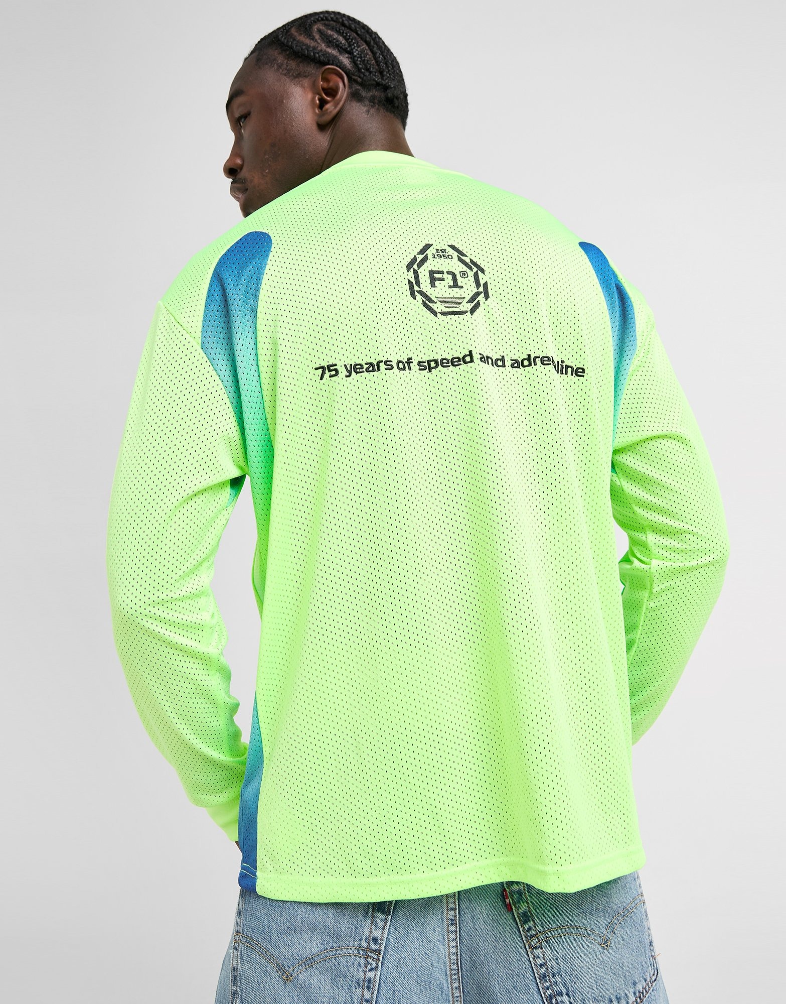 Green PUMA F1 Long Sleeve T-Shirt | JD Sports UK