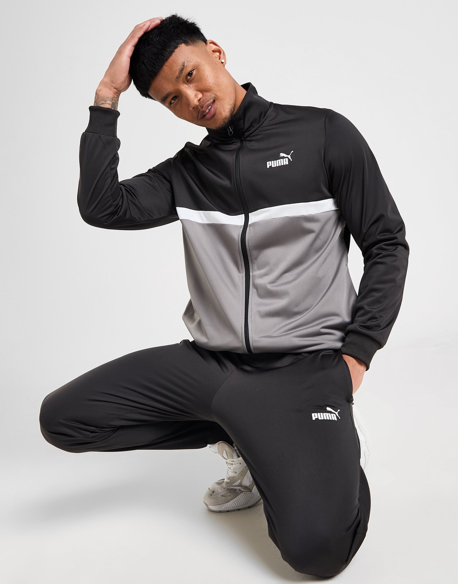 Sort PUMA Poly Tracksuit - JD Sports Danmark