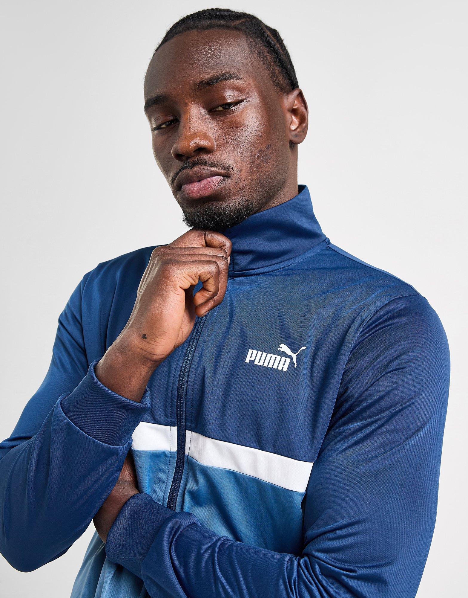Blue PUMA Poly Tracksuit | JD Sports UK