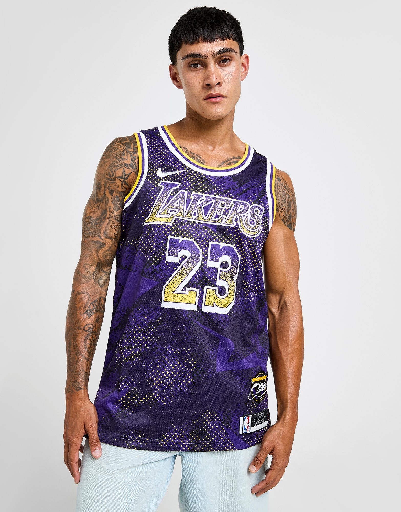 Purple Nike NBA LA Lakers James #23 Select Series Jersey - JD Sports Global