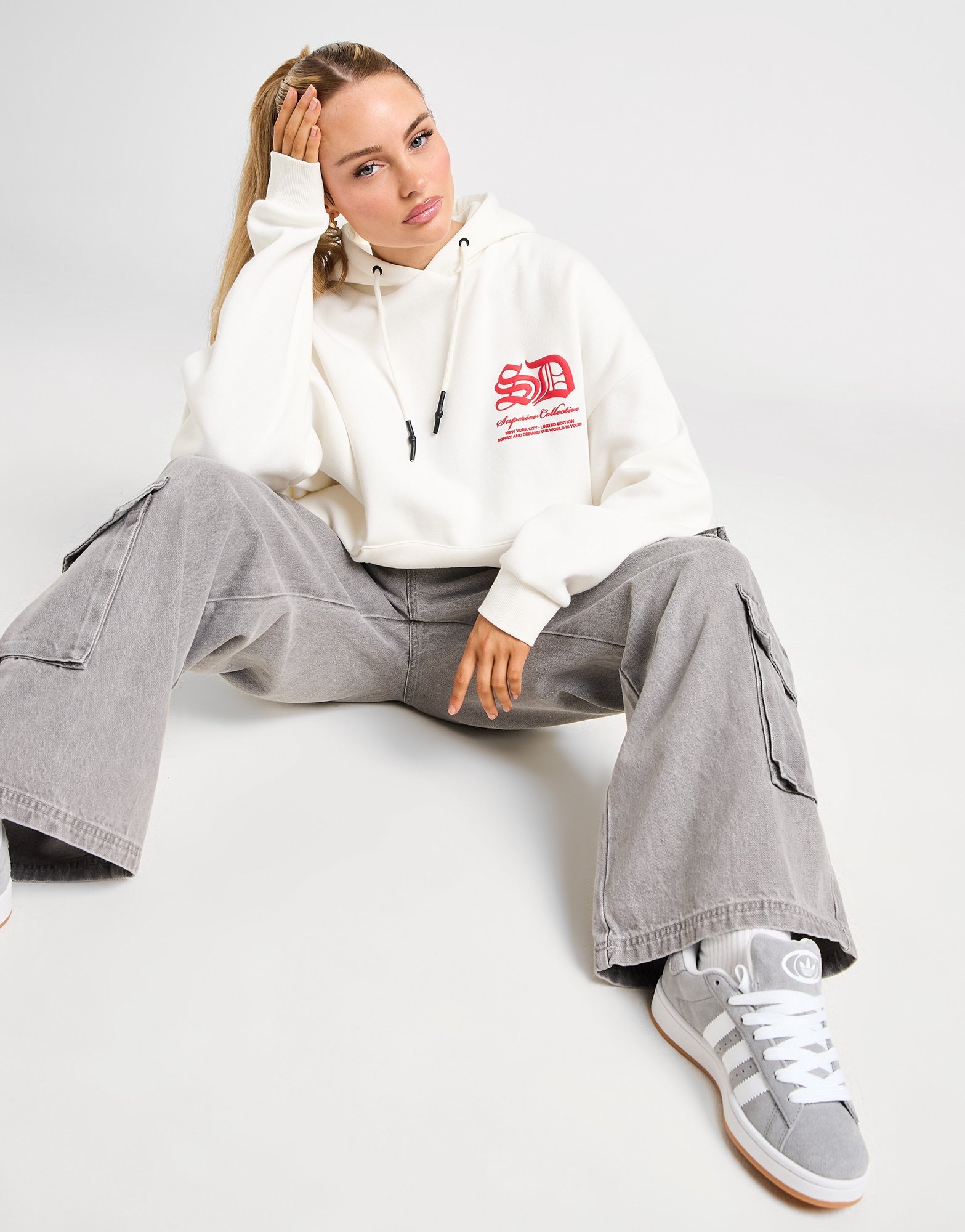 Supply & Demand Skate Overhead Hoodie in Beige | JD Sports