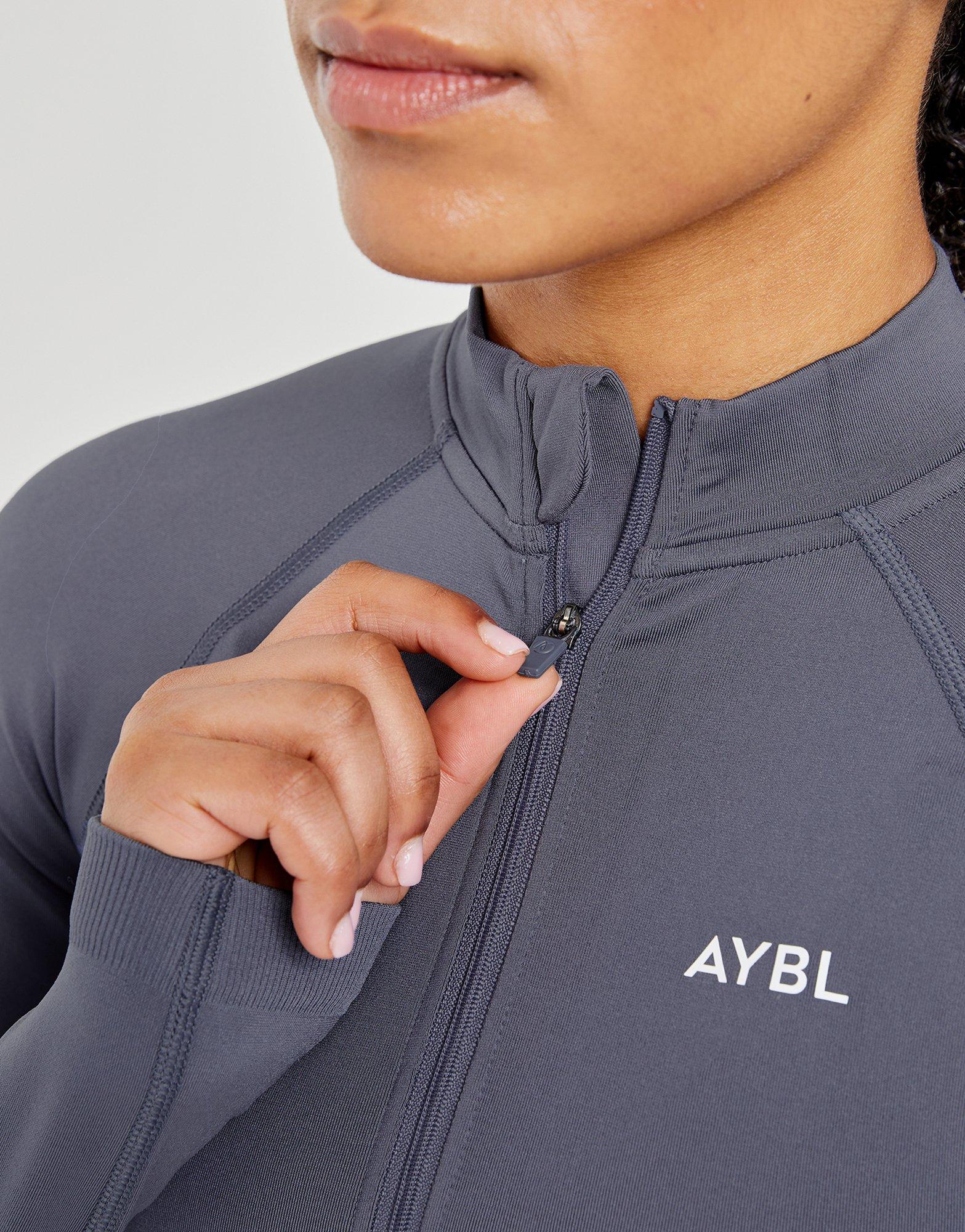Grey AYBL Adapt Seamless Full Zip Top - JD Sports