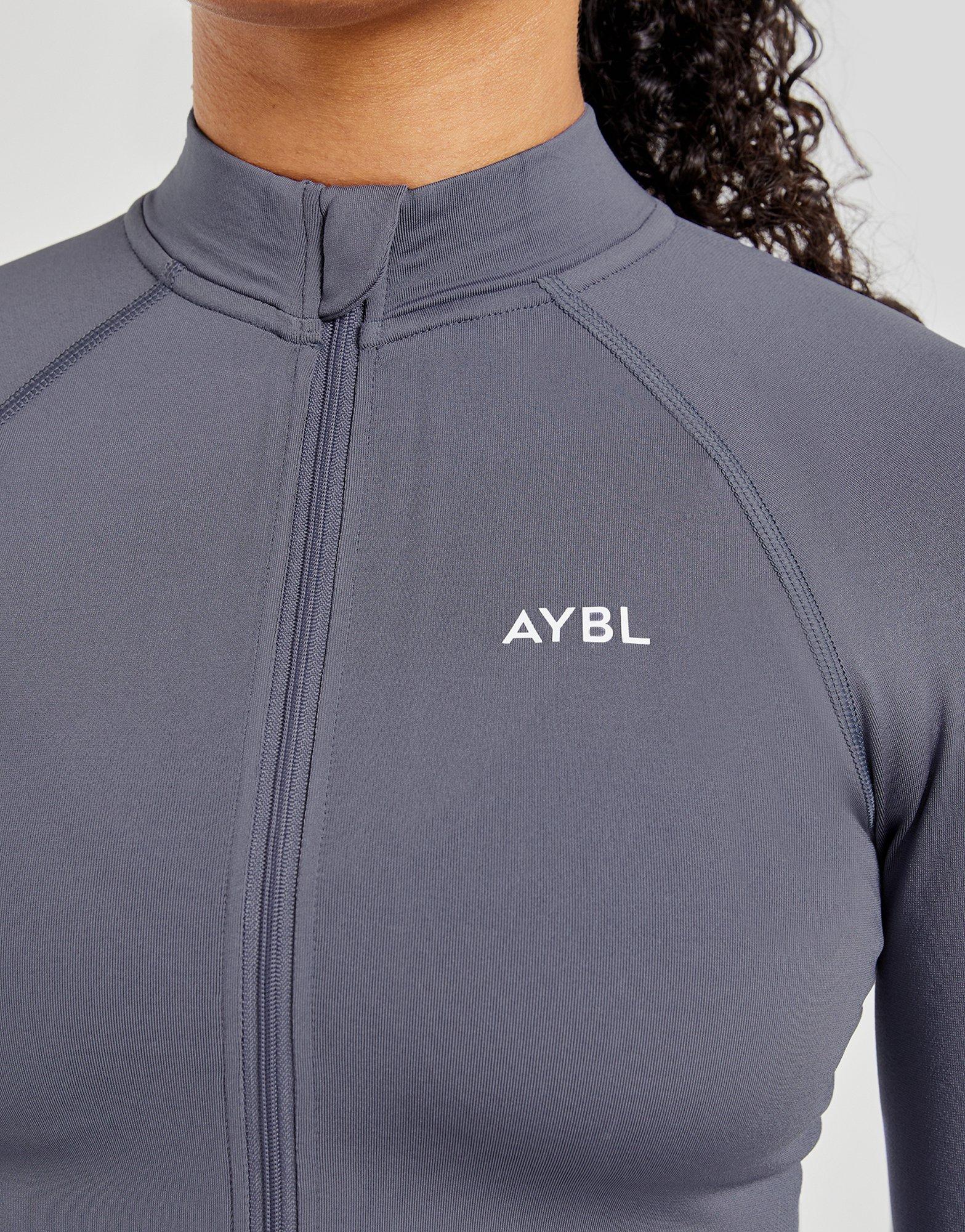 Grey AYBL Adapt Seamless Full Zip Top - JD Sports