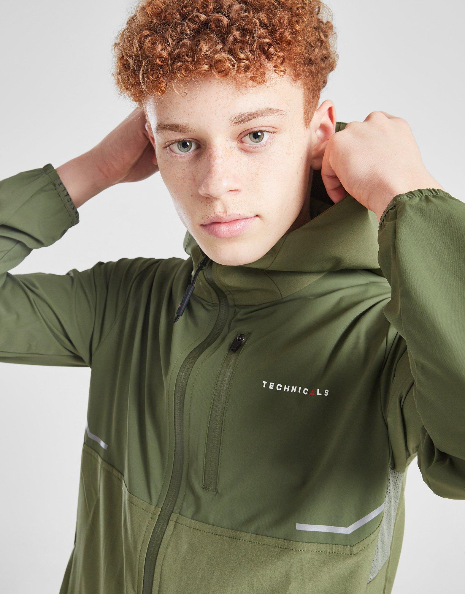 Green Technicals Volta Jacket Junior | JD Sports UK