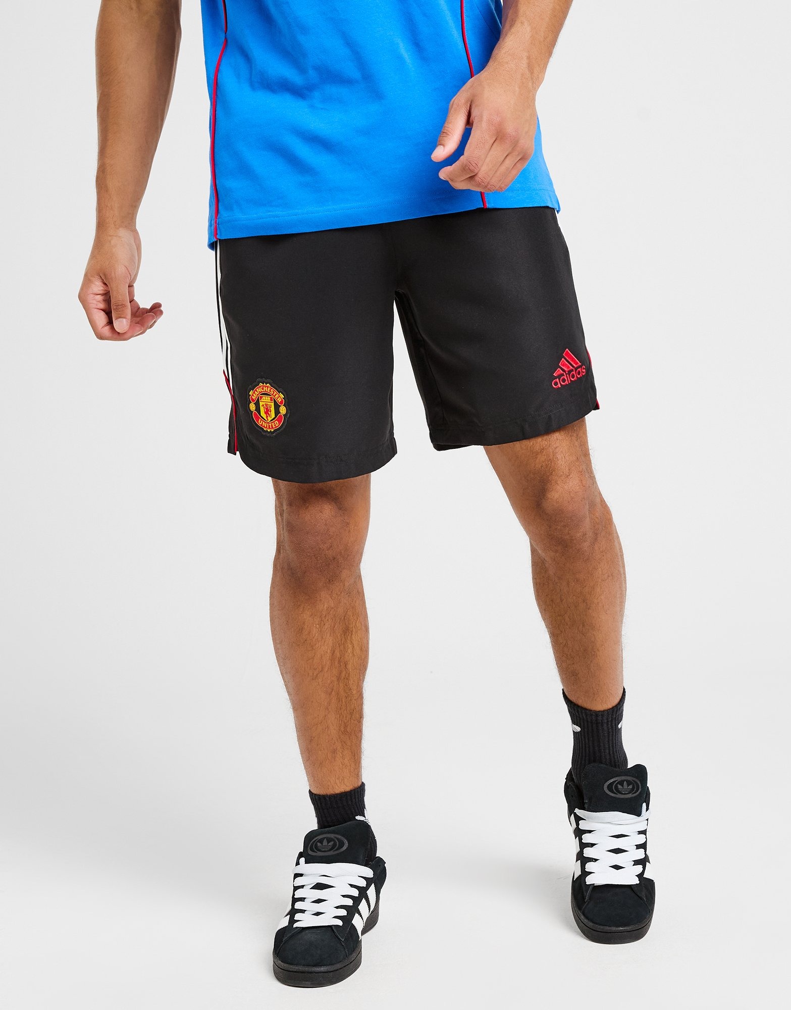 Black adidas Manchester United FC UBP Shorts | JD Sports UK