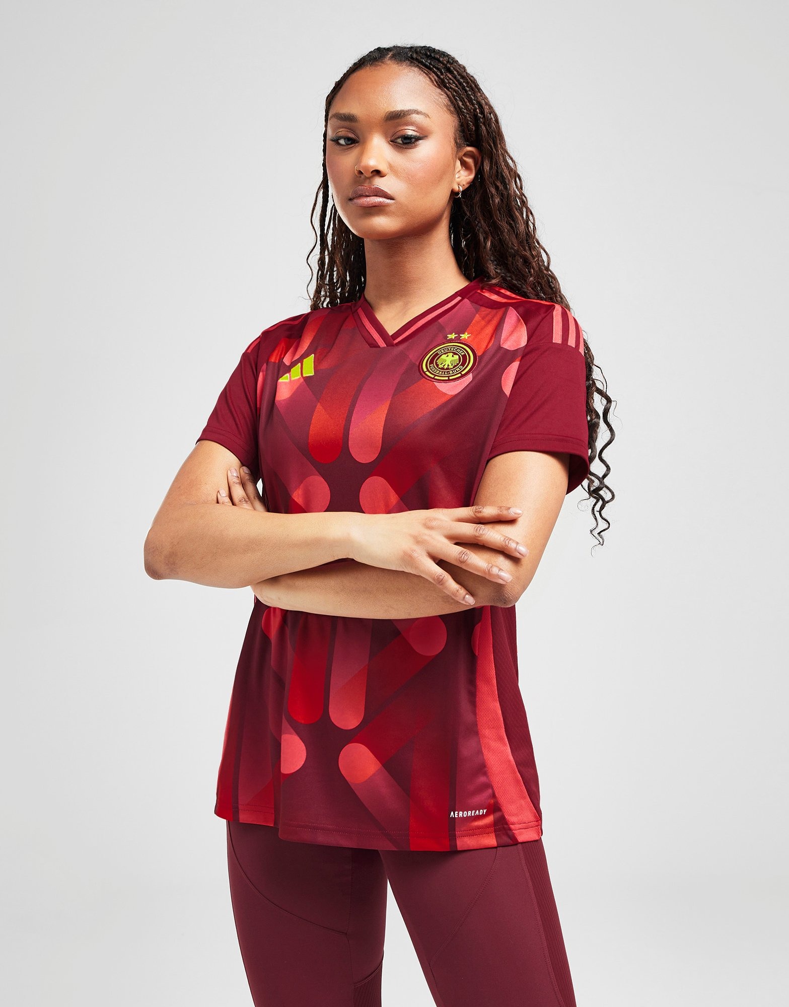 Red adidas Germany WEC 2025 Shirt Women's - JD Sports Global