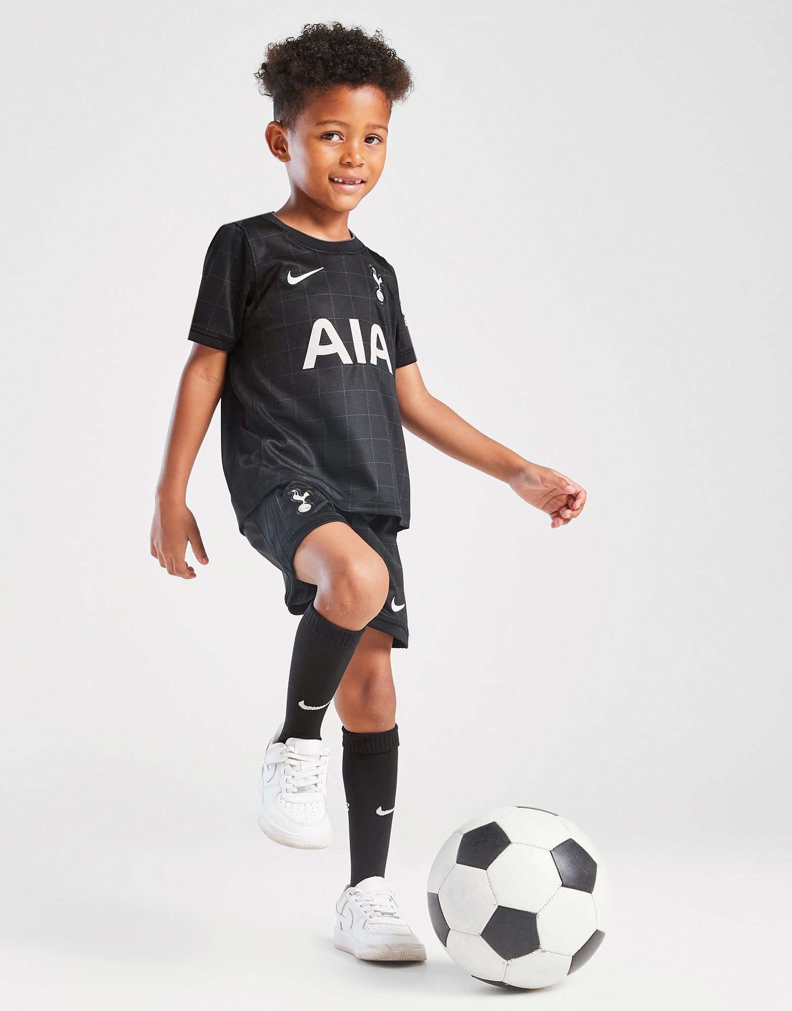 Black Nike Tottenham Hotspur FC 2025/26 Away Kit Children | JD Sports