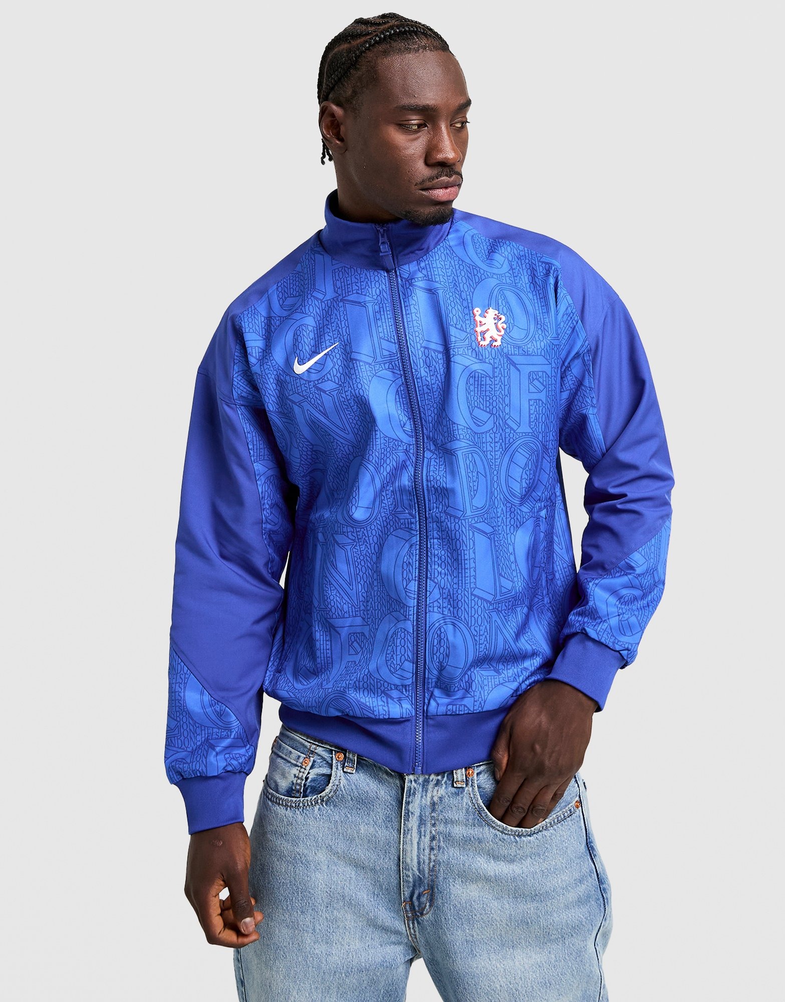 Sininen Nike Chelsea FC Strike Anthem Jacket - JD Sports Finland