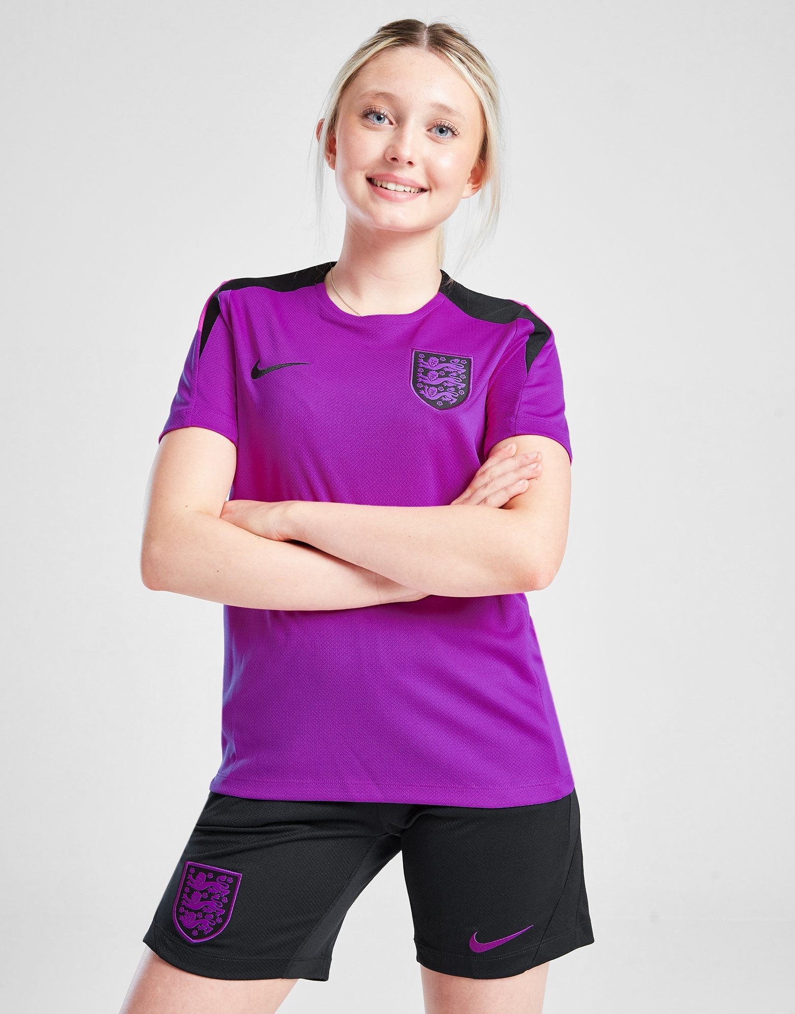 Purple Nike England WEC 2025 Strike T-Shirt Junior - JD Sports Global