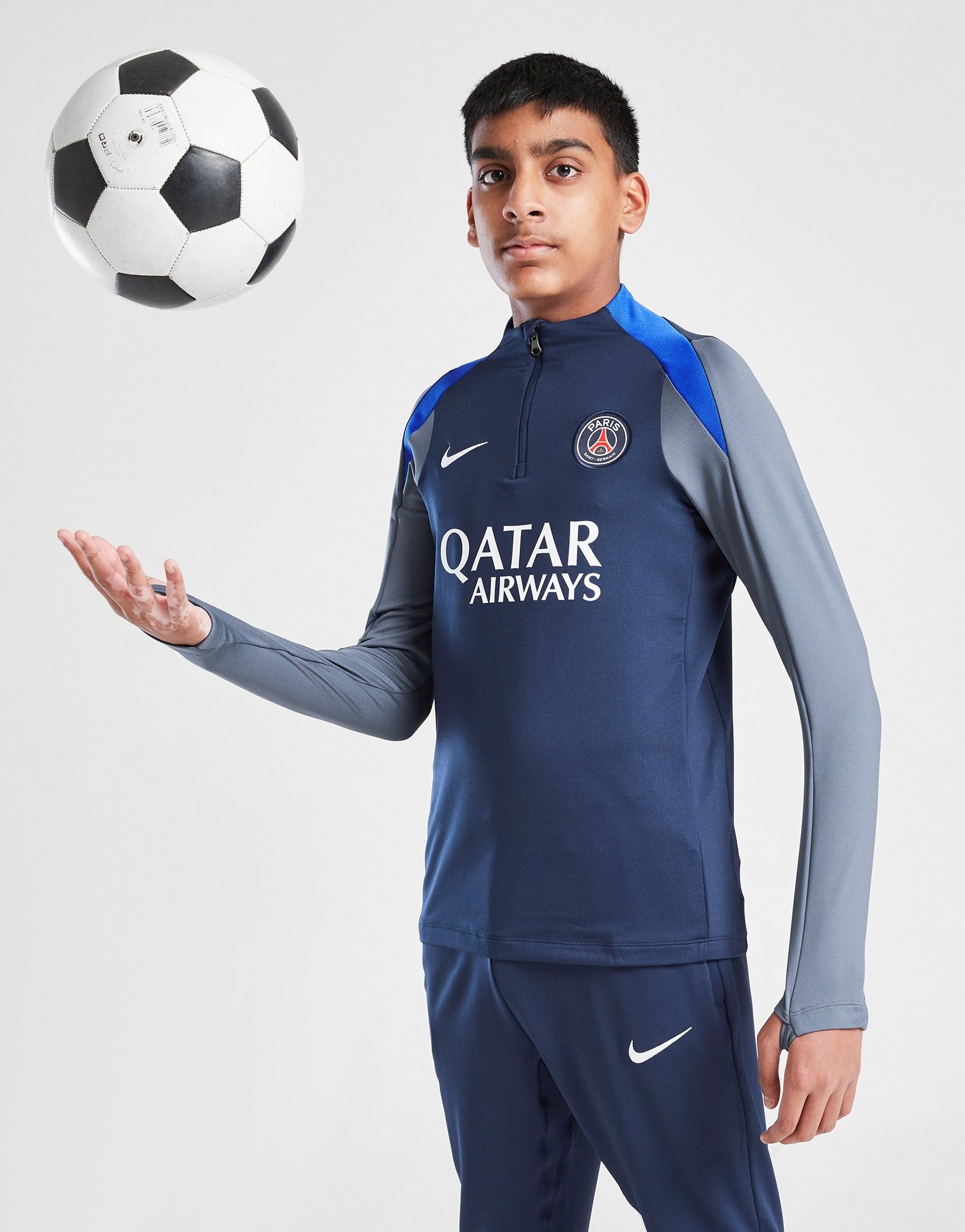Blue Nike Paris Saint Germain Strike Drill Top Junior - JD Sports Global