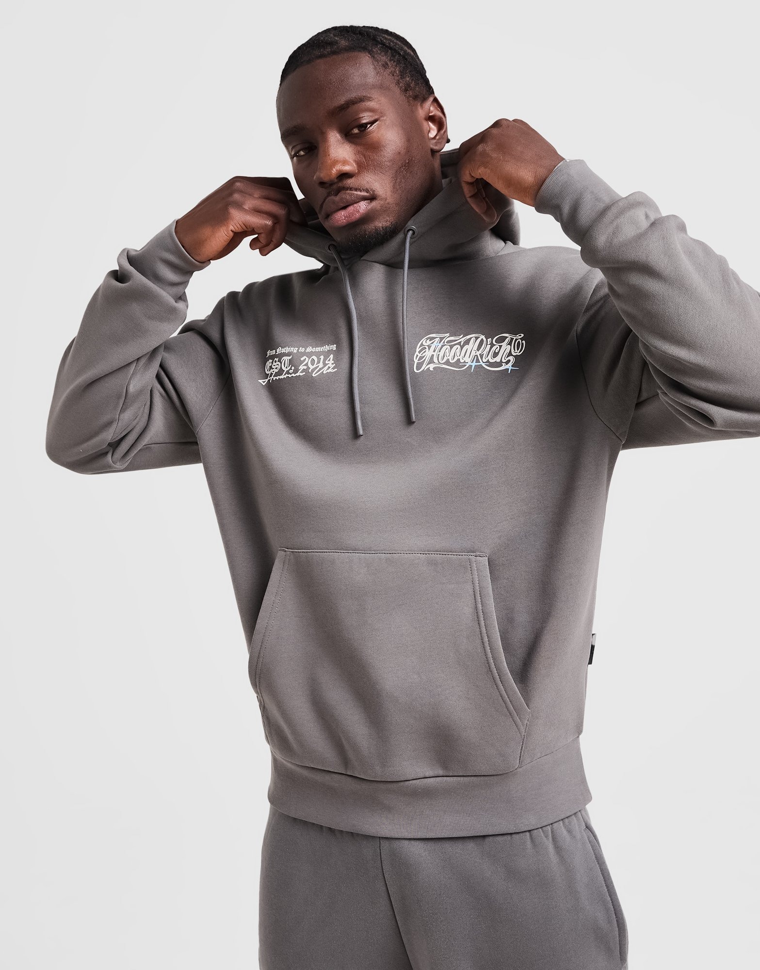 Hoodrich Sweat à capuche Legacy Gris- JD Sports France