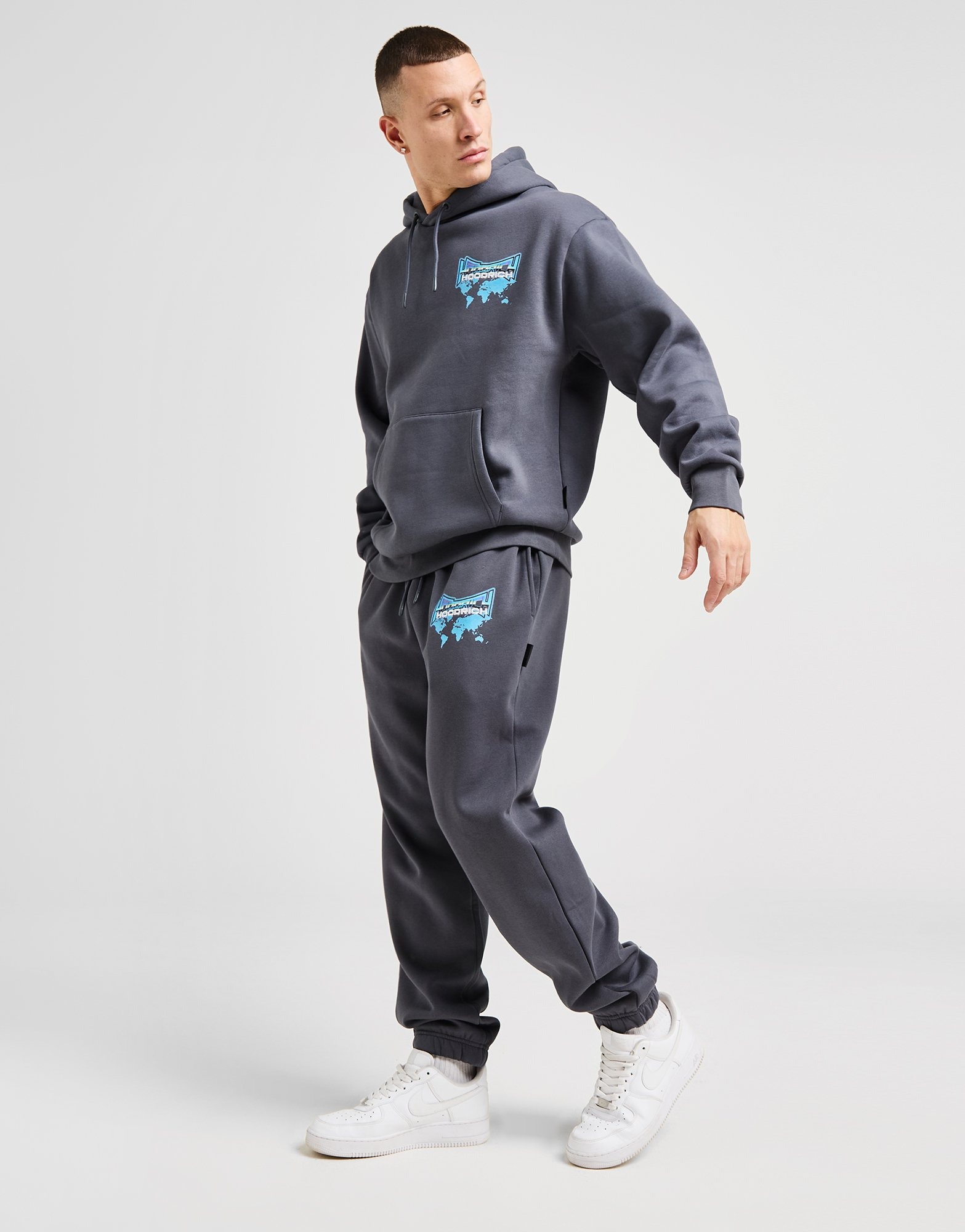 Blue Hoodrich Worldwide Joggers - JD Sports